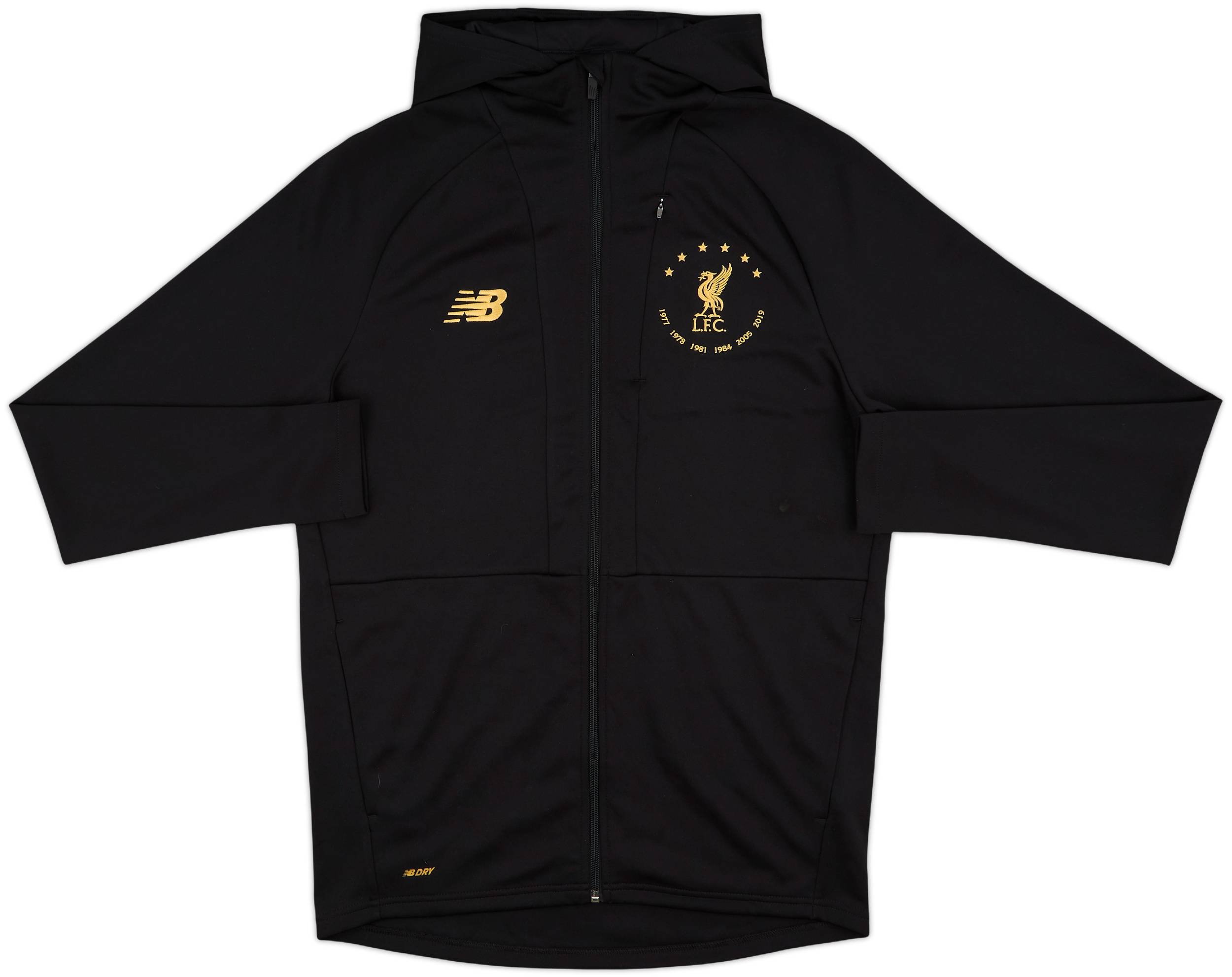 2019-20 Liverpool New Balance Hooded Track Jacket - 8/10 - (M)