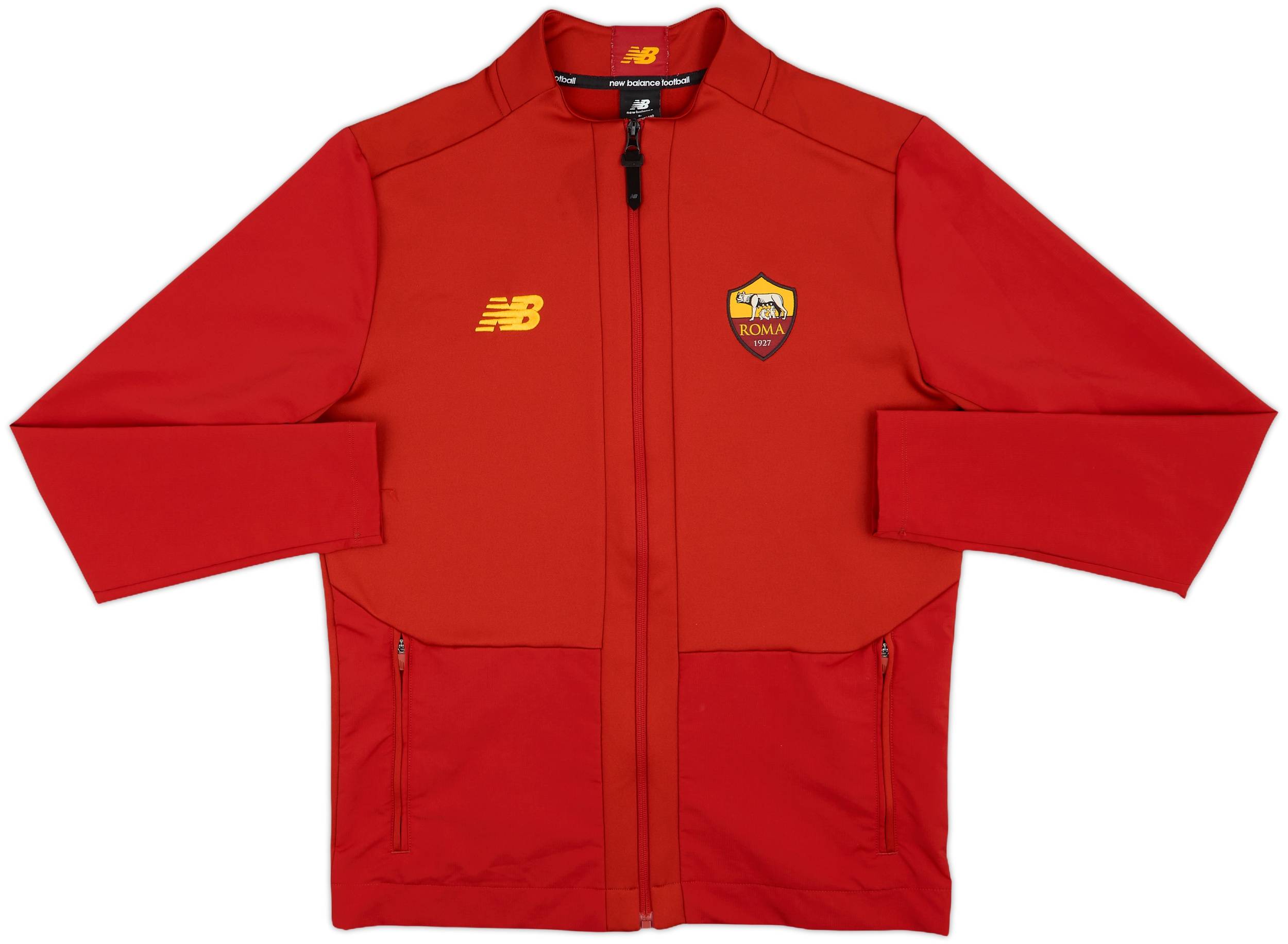 2021-22 Roma New Balance Track Jacket - 8/10 - (L)