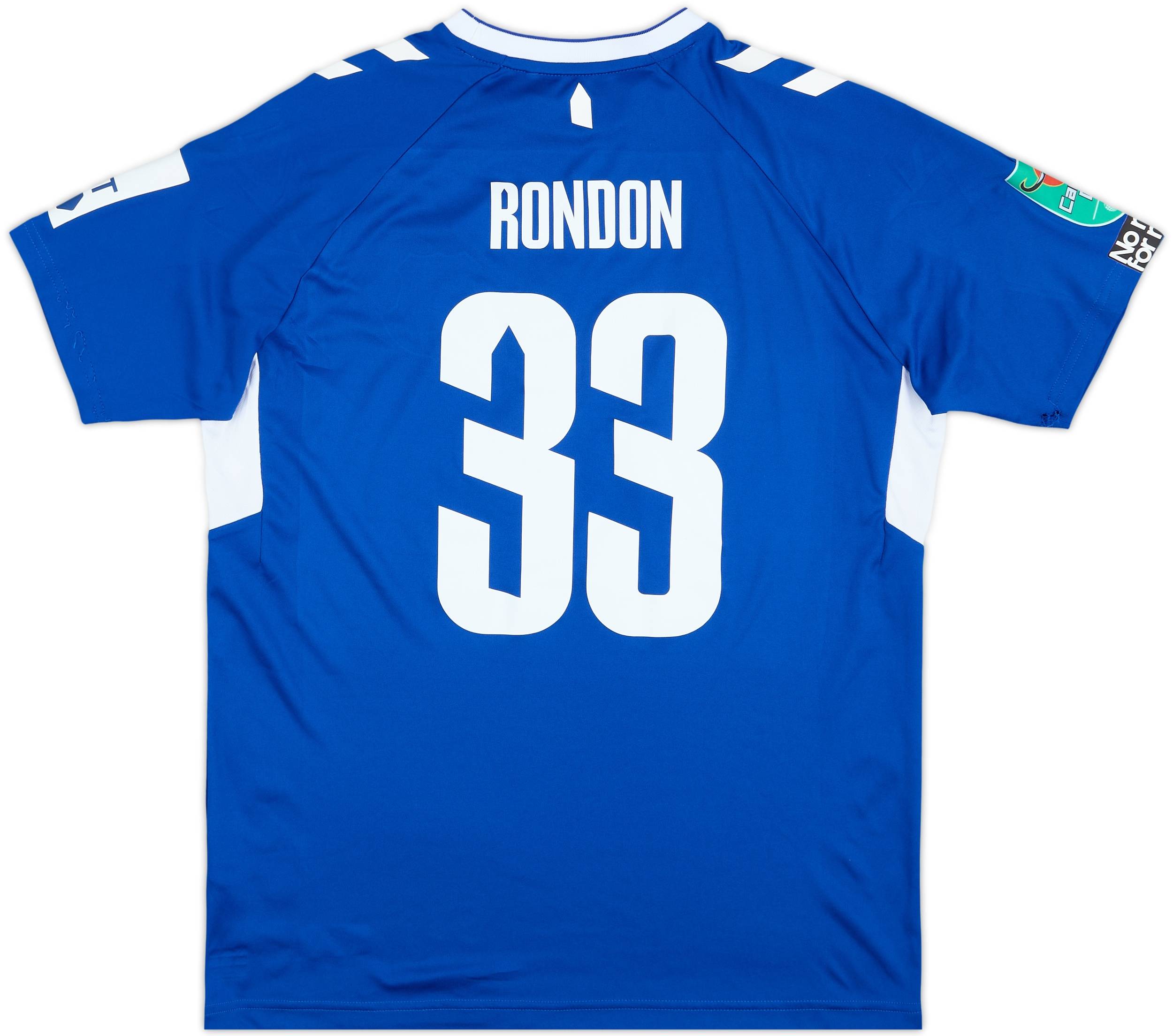 2022-23 Everton Match Issue Carabao Cup Home Shirt Rondon #33