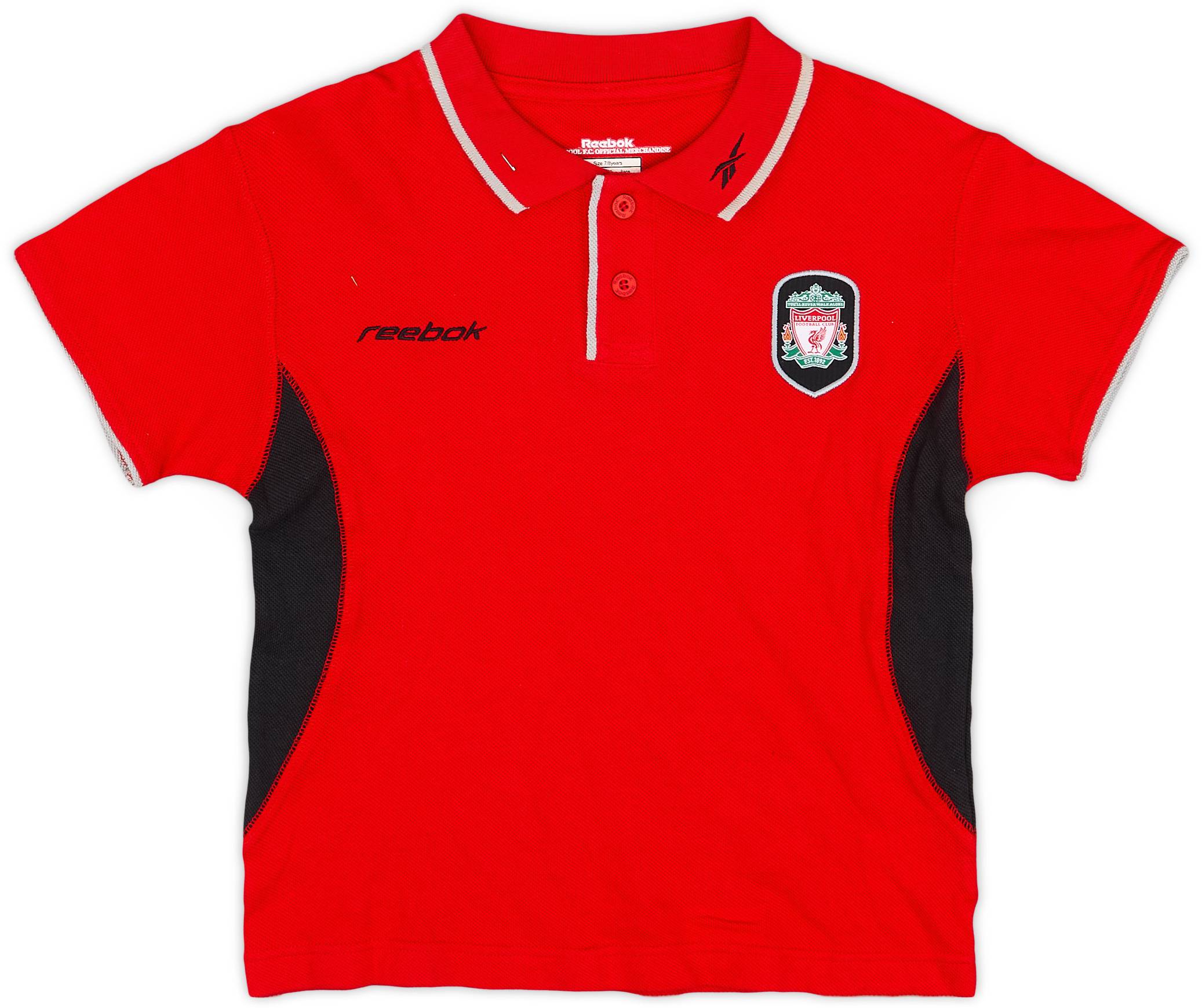 2002-04 Liverpool Reebok Polo Shirt - 9/10 - (S.Boys)
