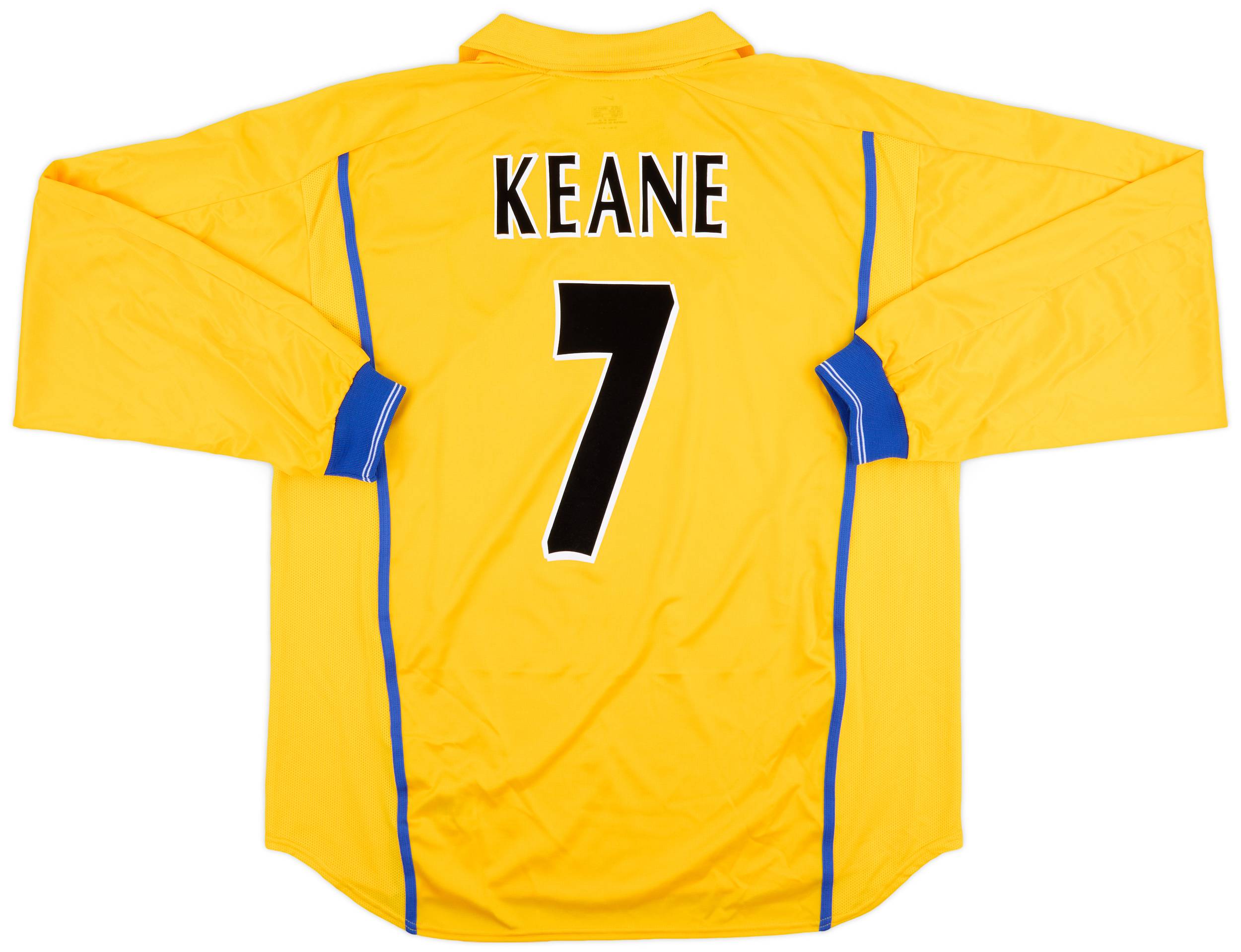 2000-02 Leeds United Away L/S Shirt Keane #7 - 9/10 - (XL)