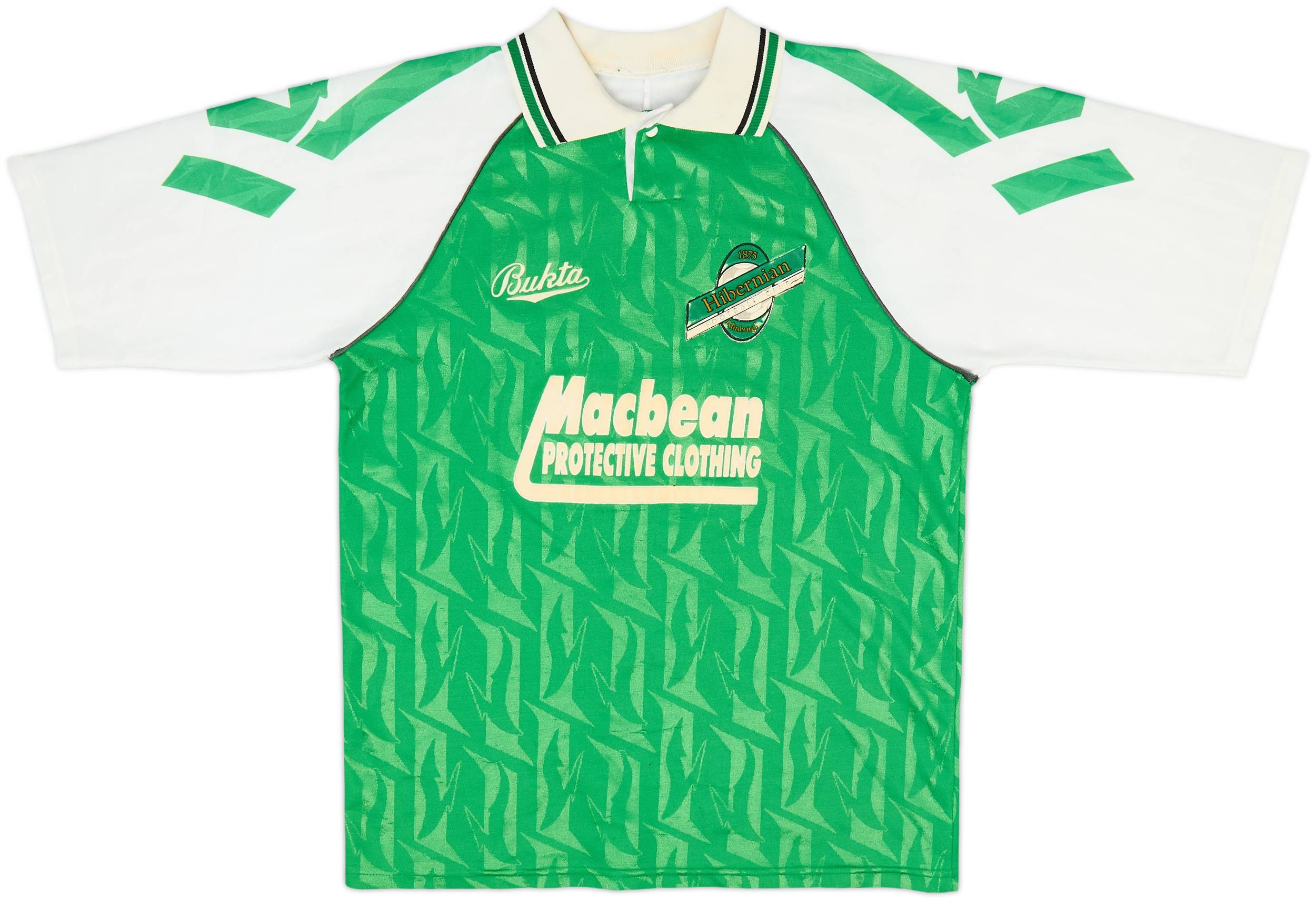 1992-94 Hibernian Home Shirt - 4/10 - (M)