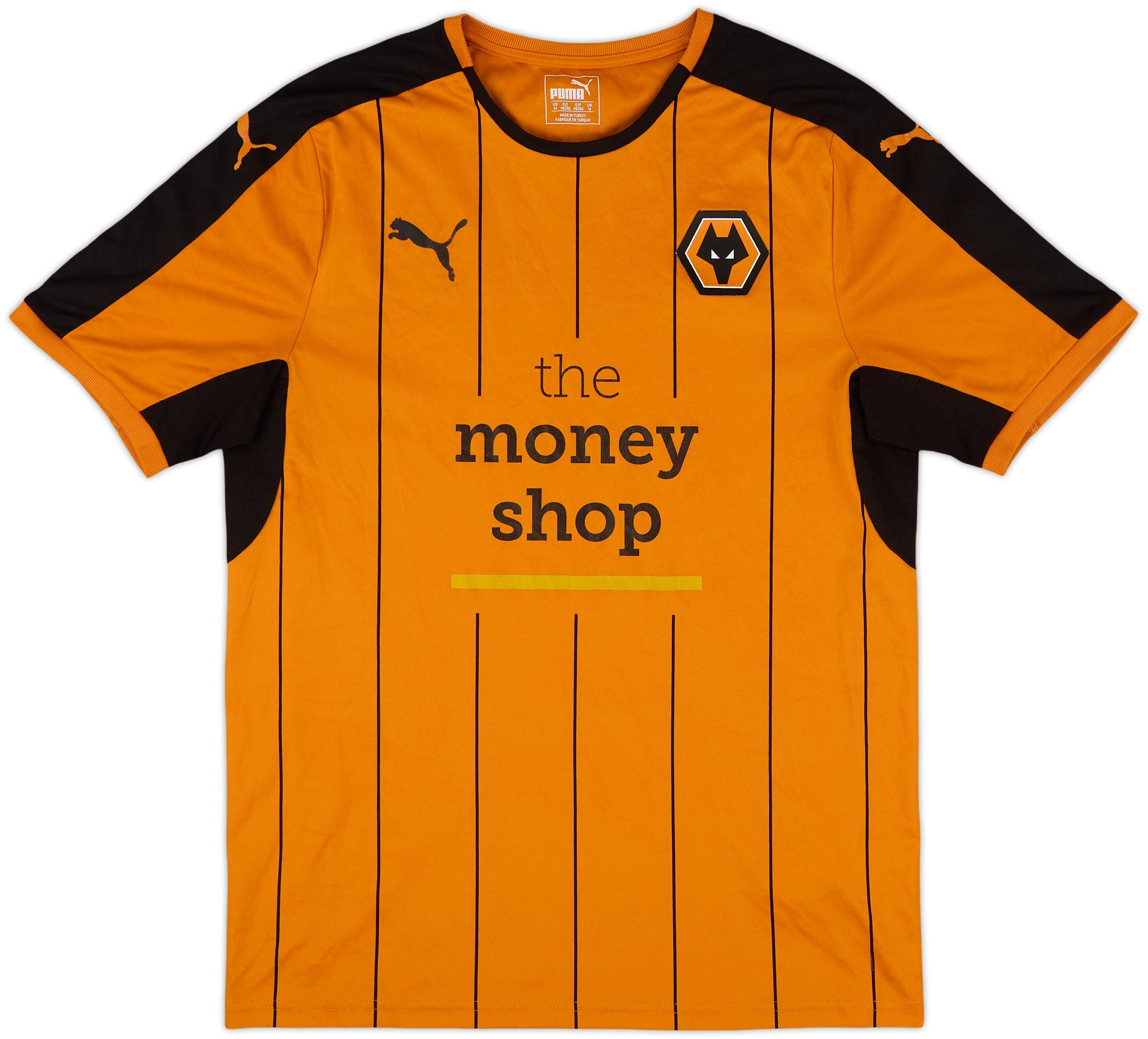 2016-17 Wolves Home Shirt - 6/10 - (M)
