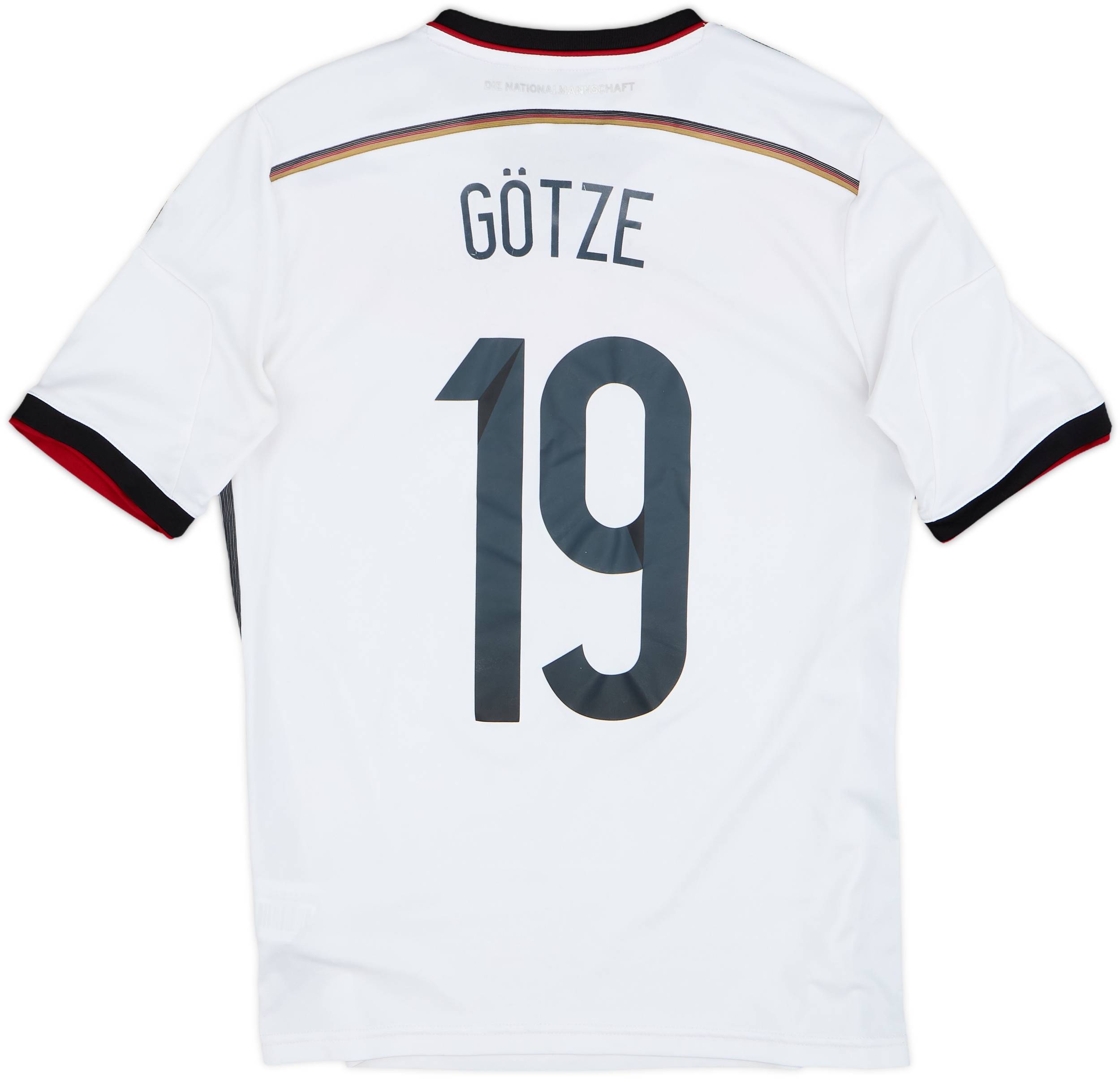 2014-15 Germany Home Shirt Gotze #14 - 7/10 - (XL.Boys)