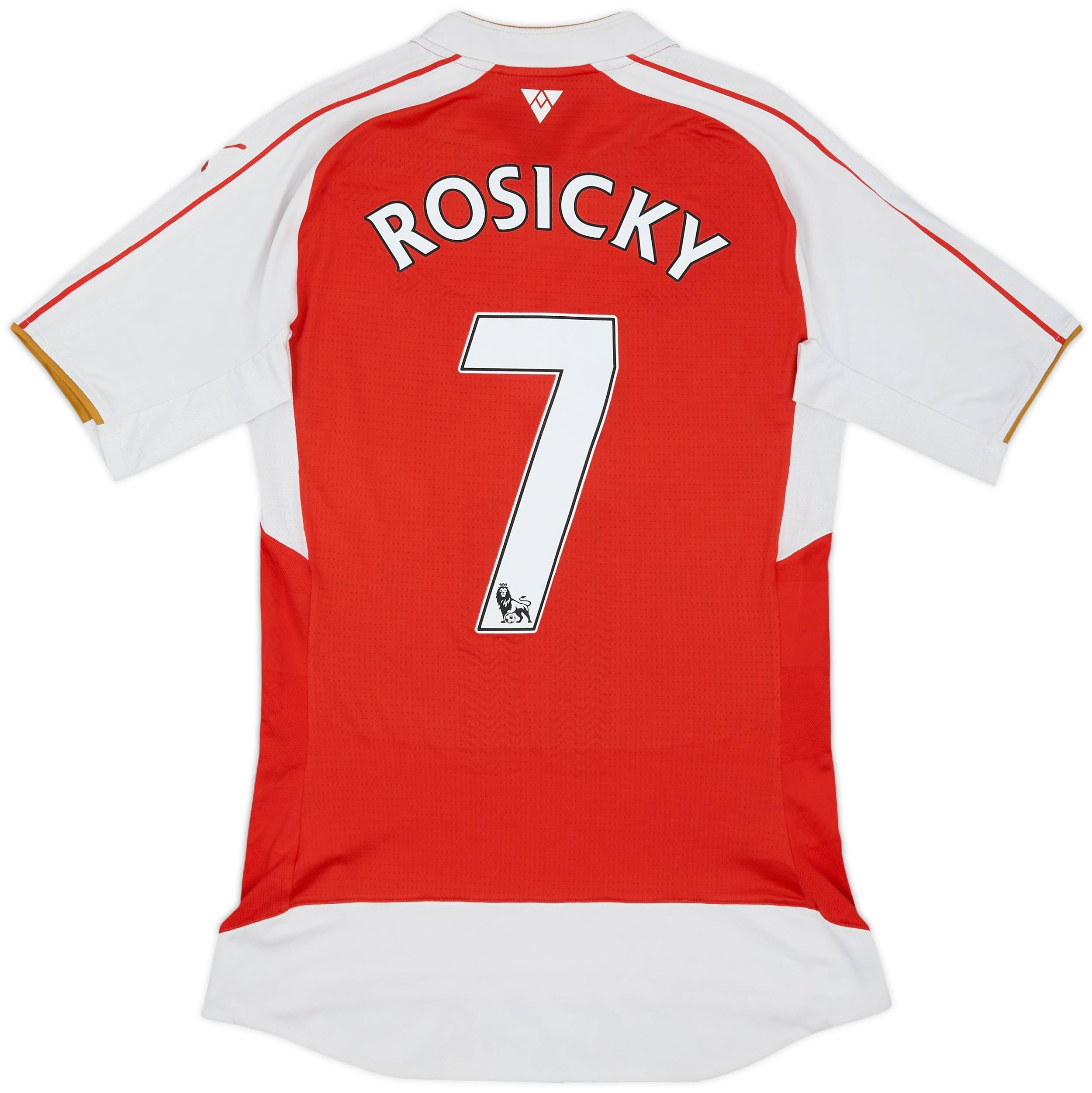 2015-16 Arsenal Player Issue (ACTV Fit) Home Shirt Rosicky #7 - 6/10 - (M)