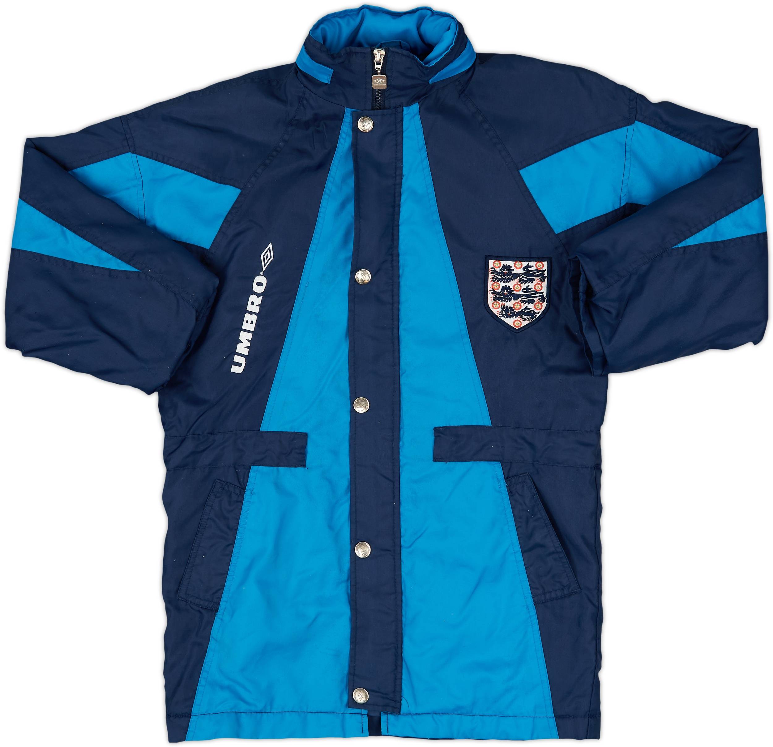 1995-97 England Umbro Bench Coat - 8/10 - (L.Boys)