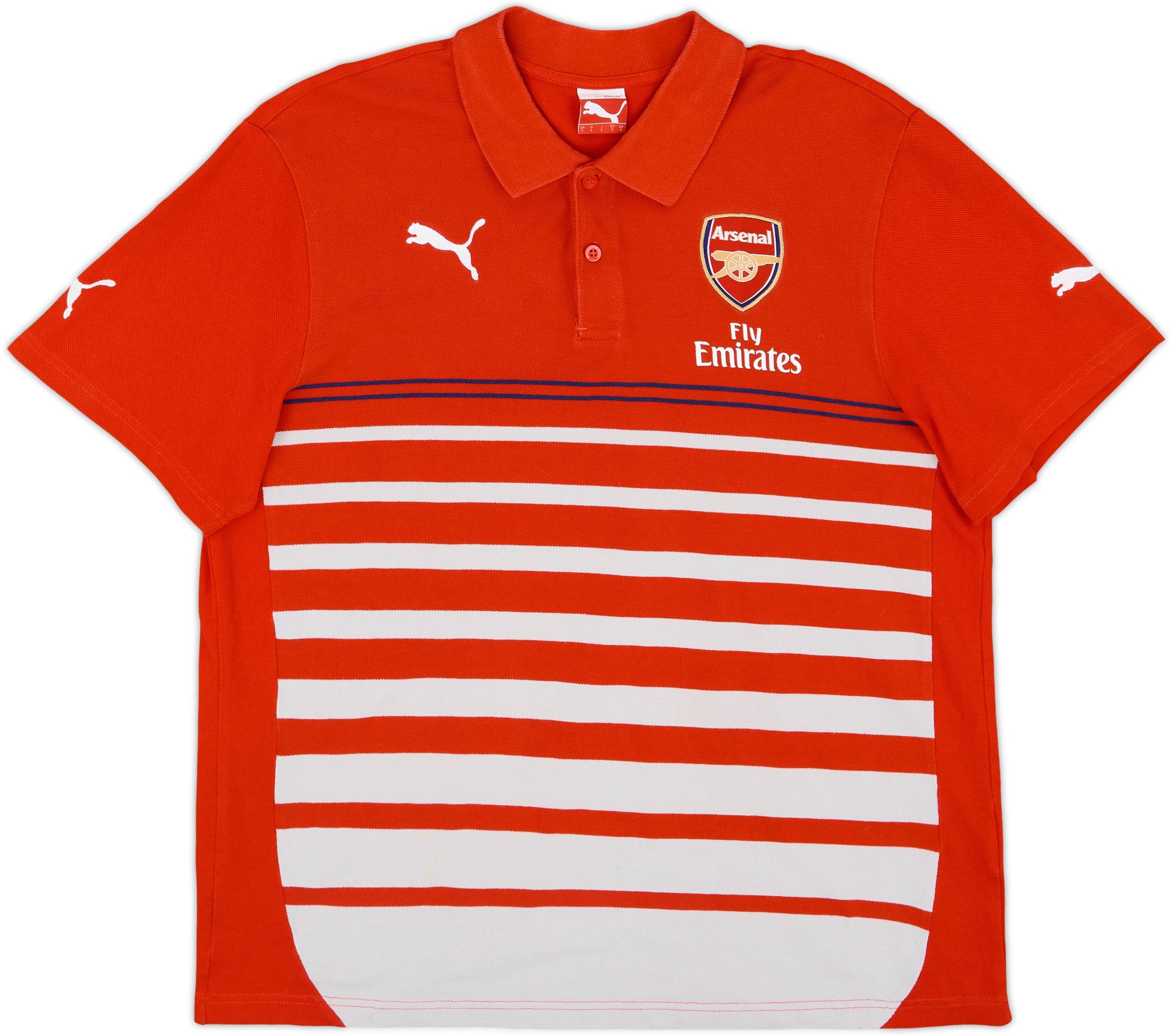 2014-15 Arsenal Puma Polo Shirt - 6/10 - (L)