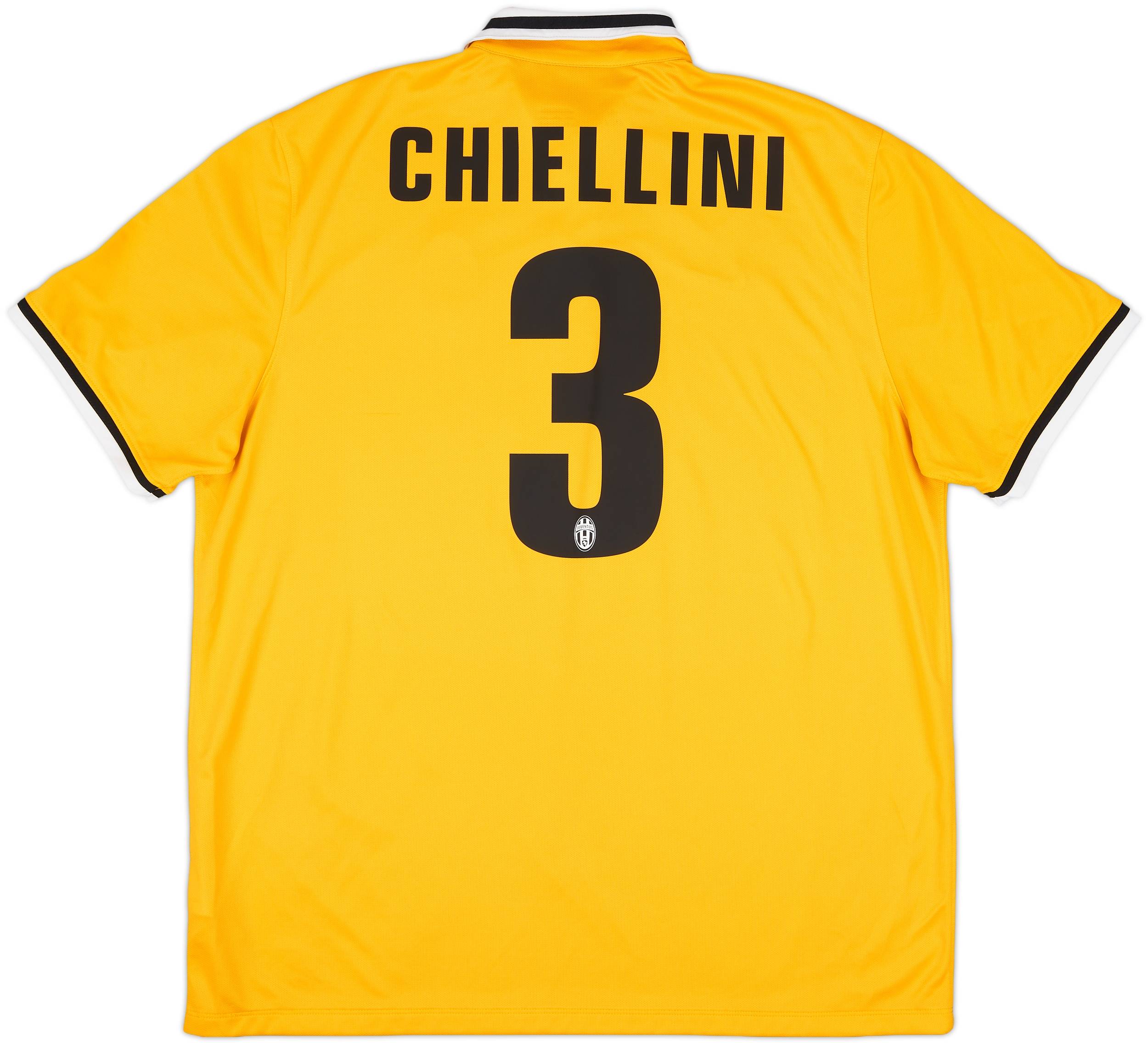 2013-14 Juventus Away Shirt Chiellini #3 - 9/10 - (XXL)