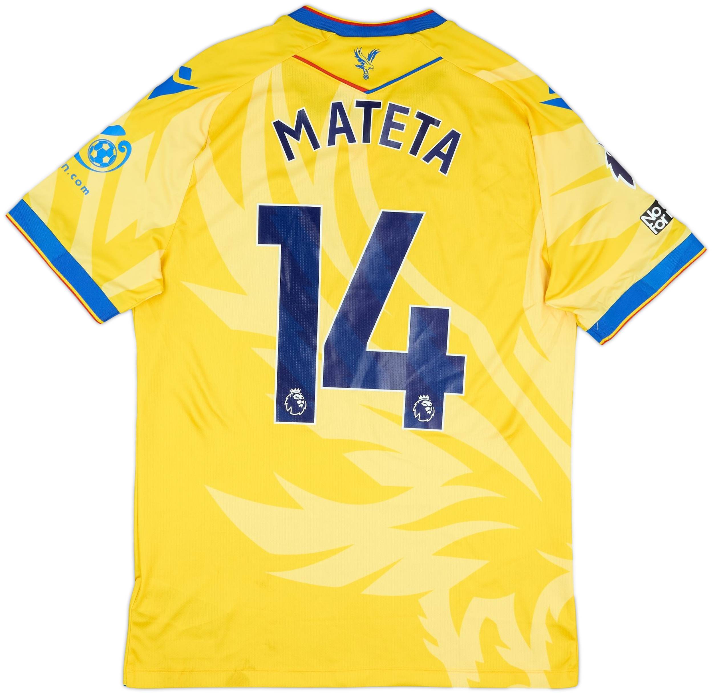 2024-25 Crystal Palace Match Issue Away Shirt Mateta #14