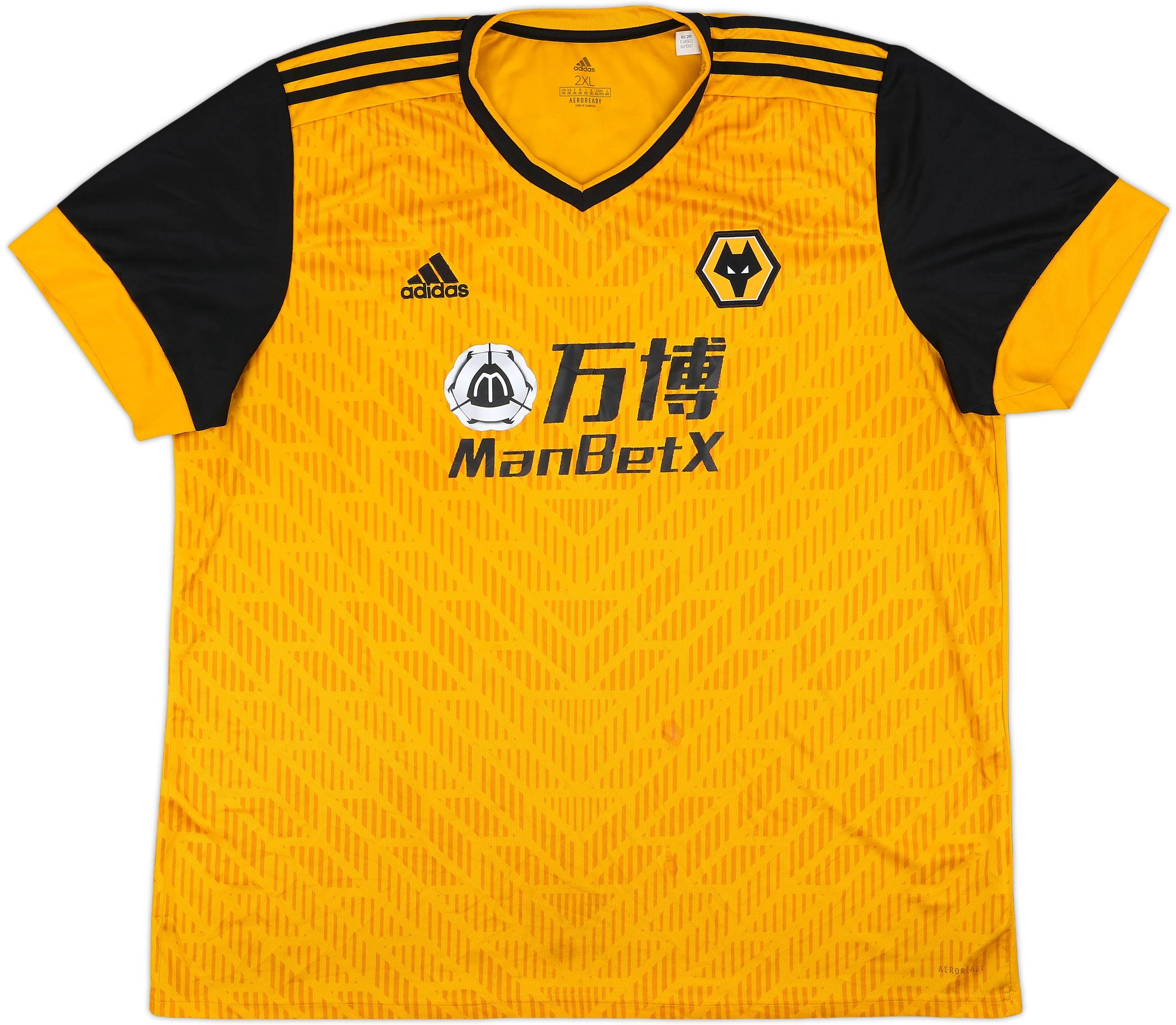 2020-21 Wolves Home Shirt Neves #8 - 5/10 - (XXL)