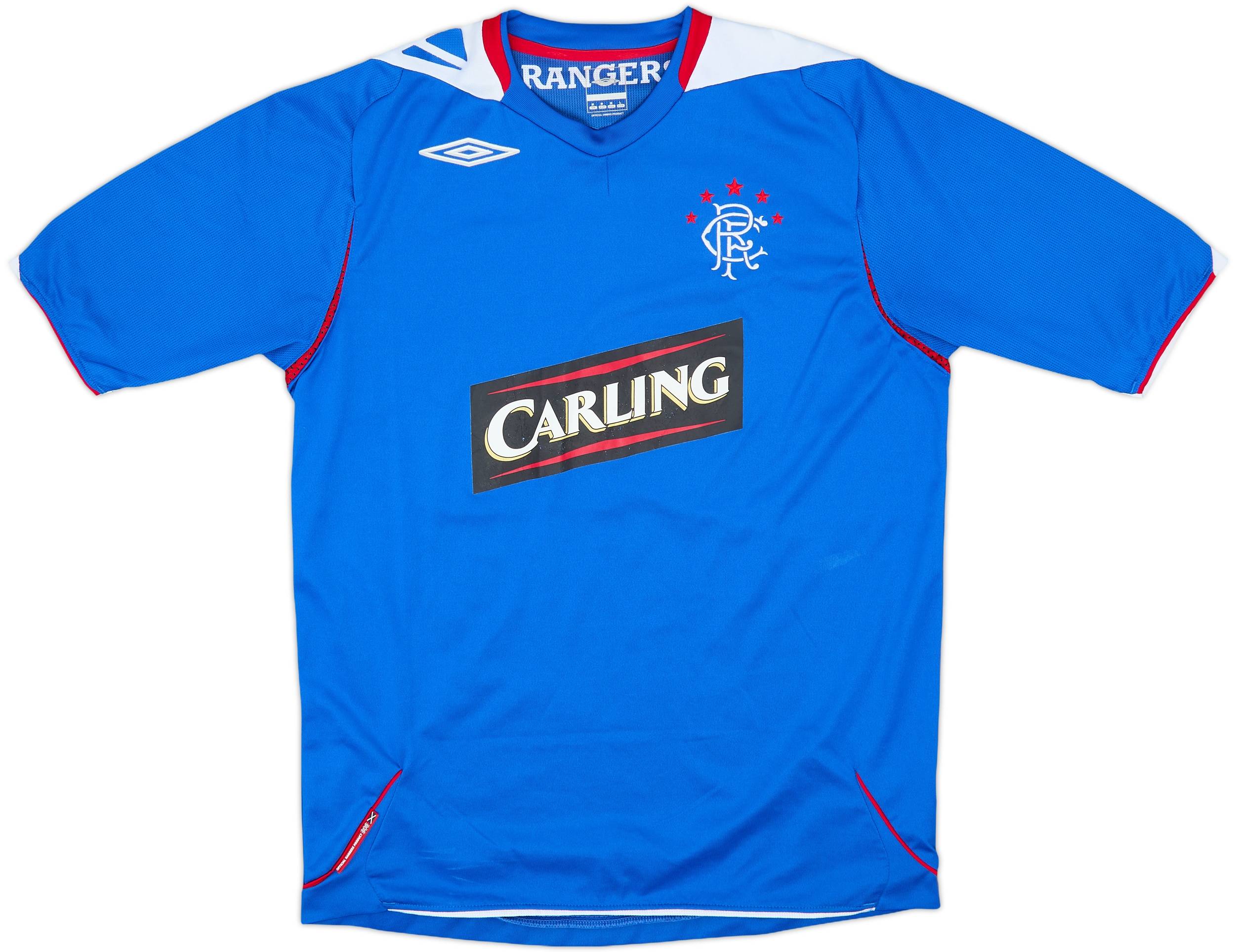 2006-07 Rangers Home Shirt - 6/10 - (M)