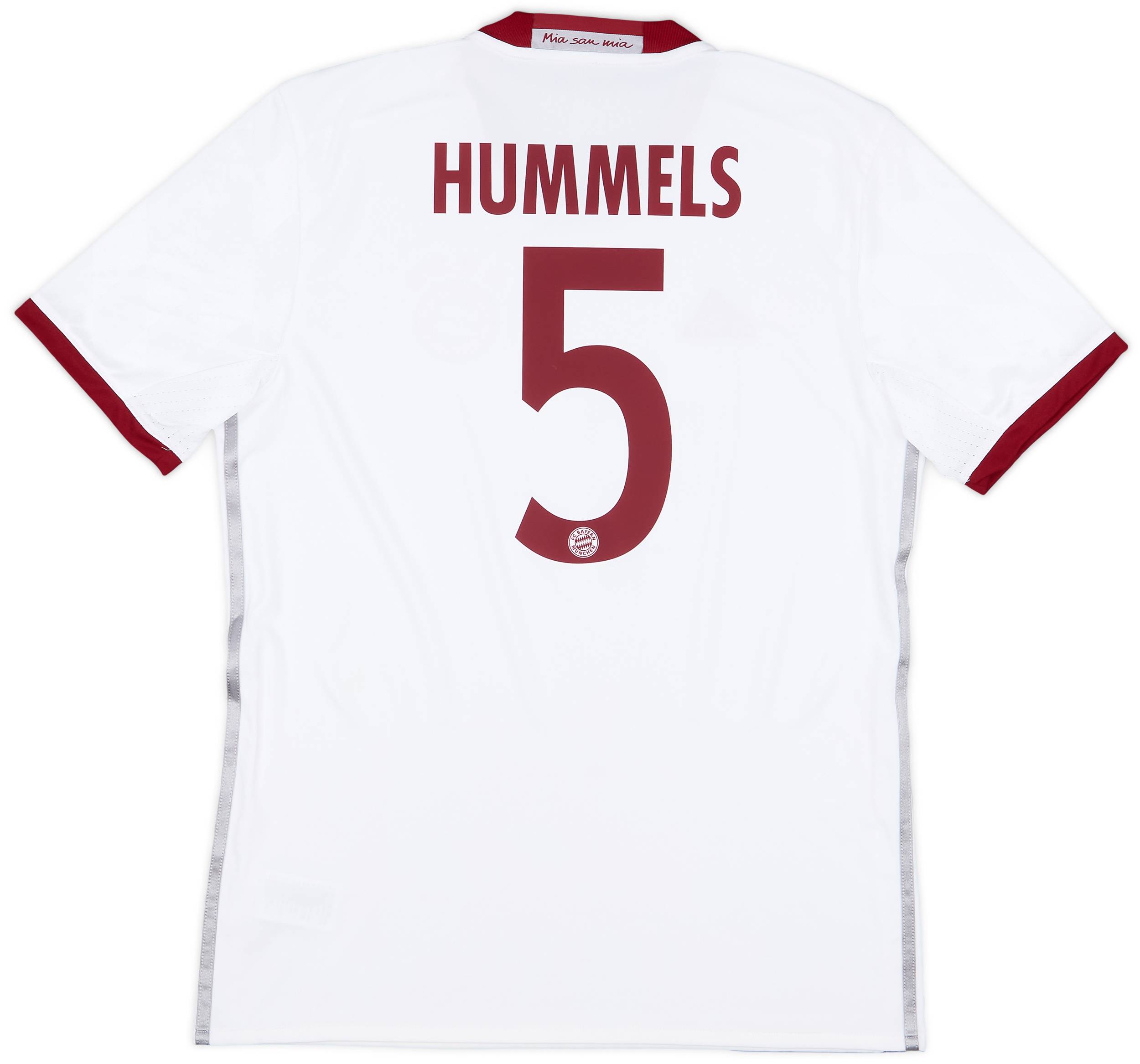 2016-17 Bayern Munich Third Shirt Hummels #5 - 9/10 - (M)
