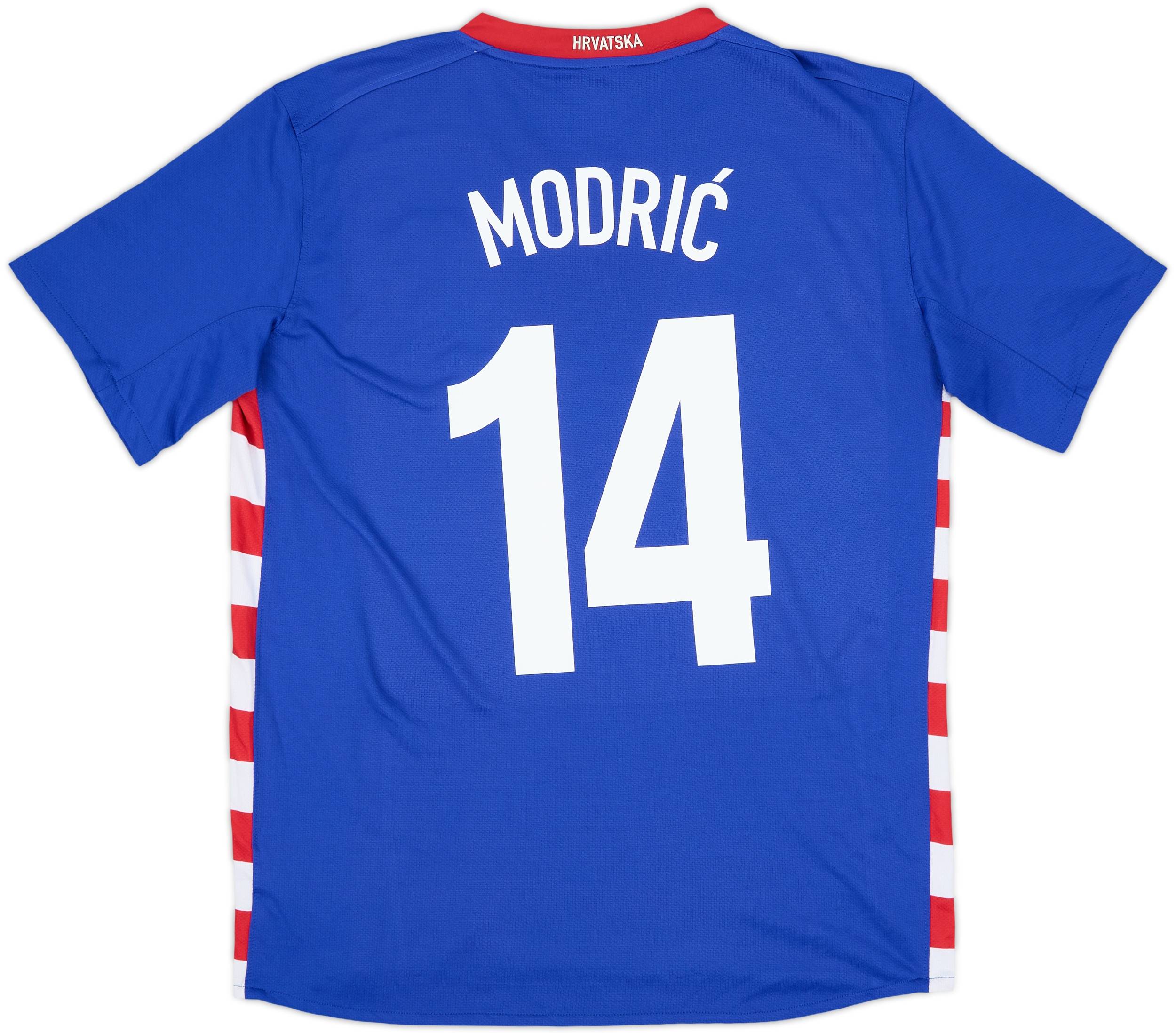 2007-09 Croatia Away Shirt Modric #14 - 8/10 - (M)