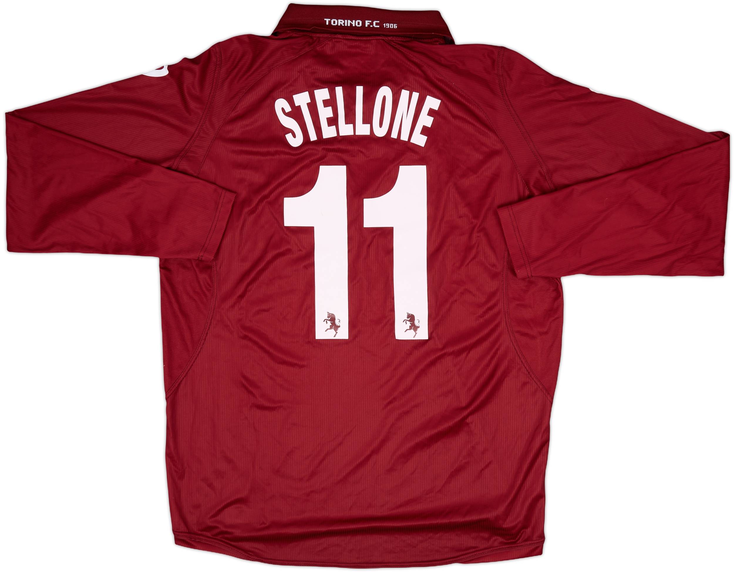 2006-07 Torino Match Worn Home L/S Shirt Stellone #11