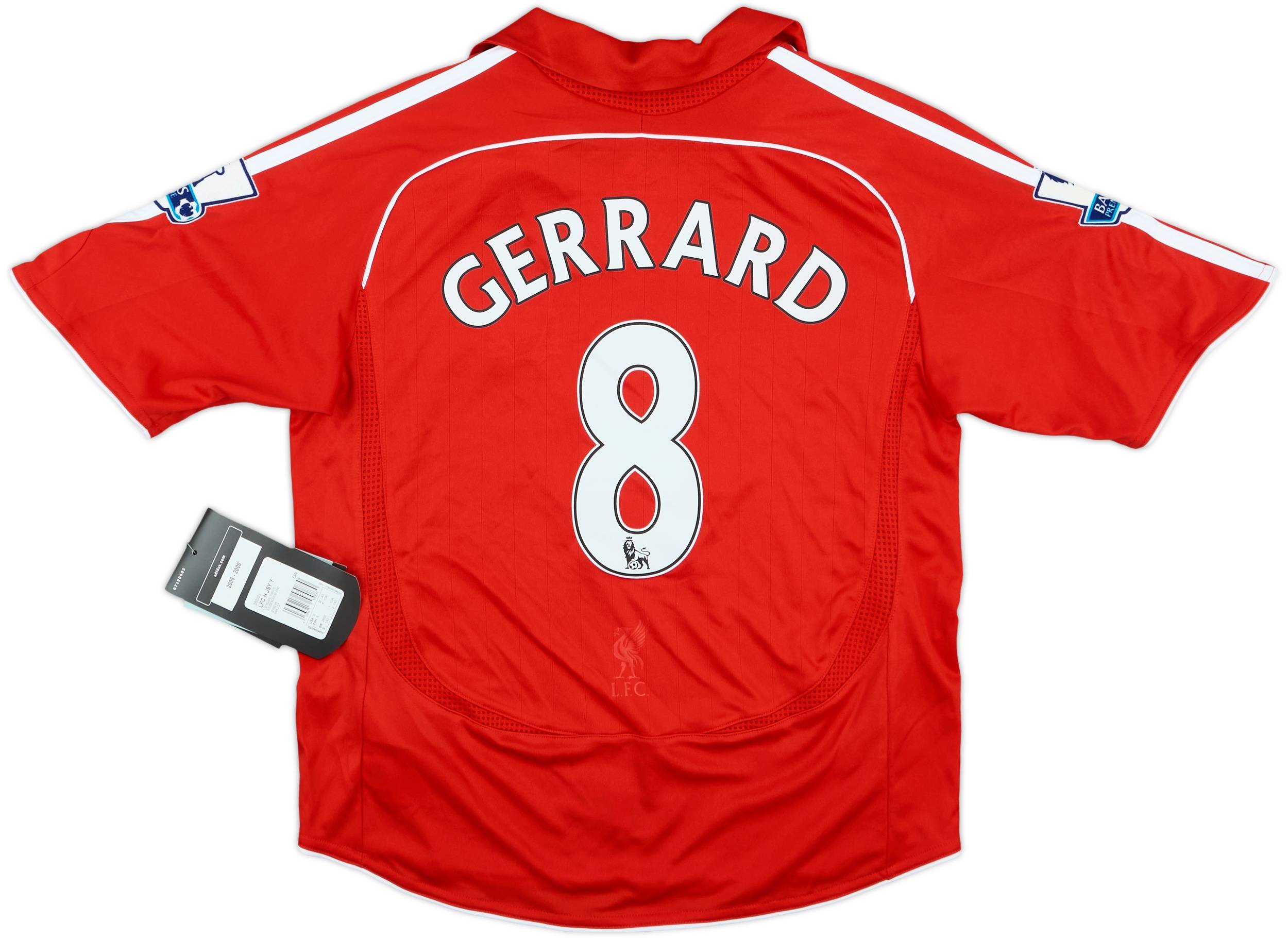 2006-08 Liverpool Home Shirt Gerrard #8 (S.Boys)