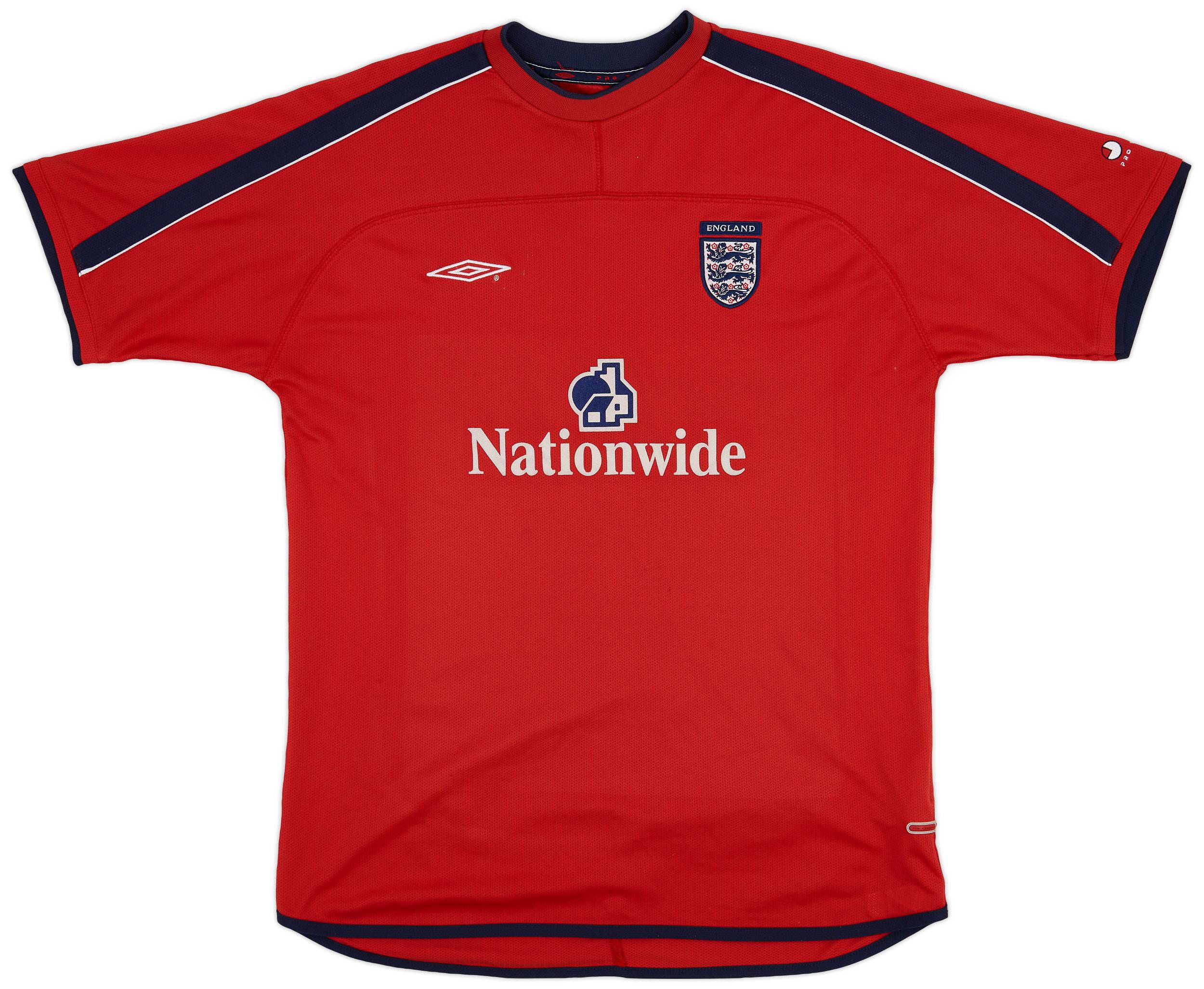 2001-02 England Umbro Training Shirt - 6/10 - (XL)