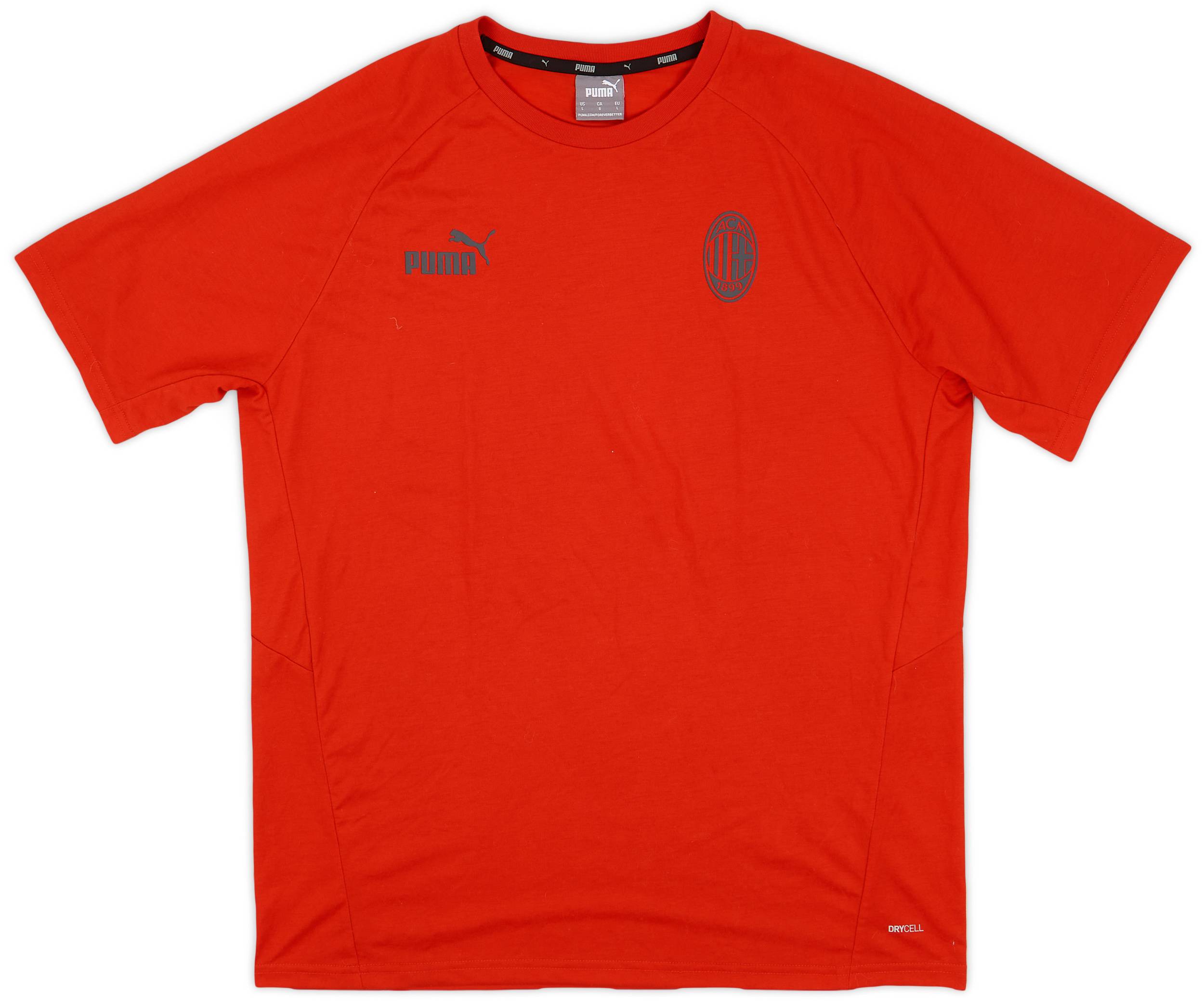 2022-23 AC Milan Puma Casuals Tee - 9/10 - (L)