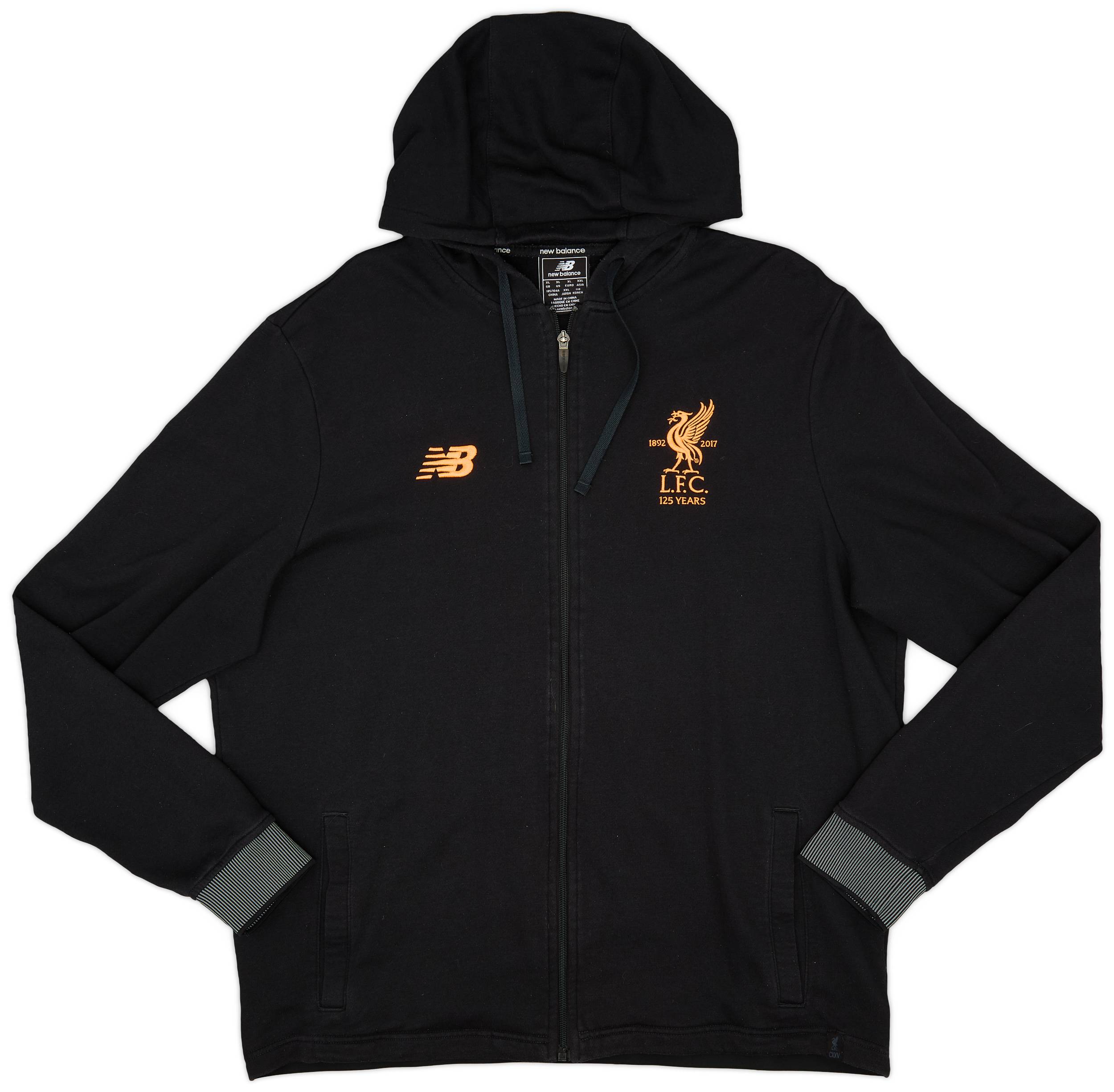 2017-18 Liverpool New Balance Hodded Track Jacket - 9/10 - (XL)