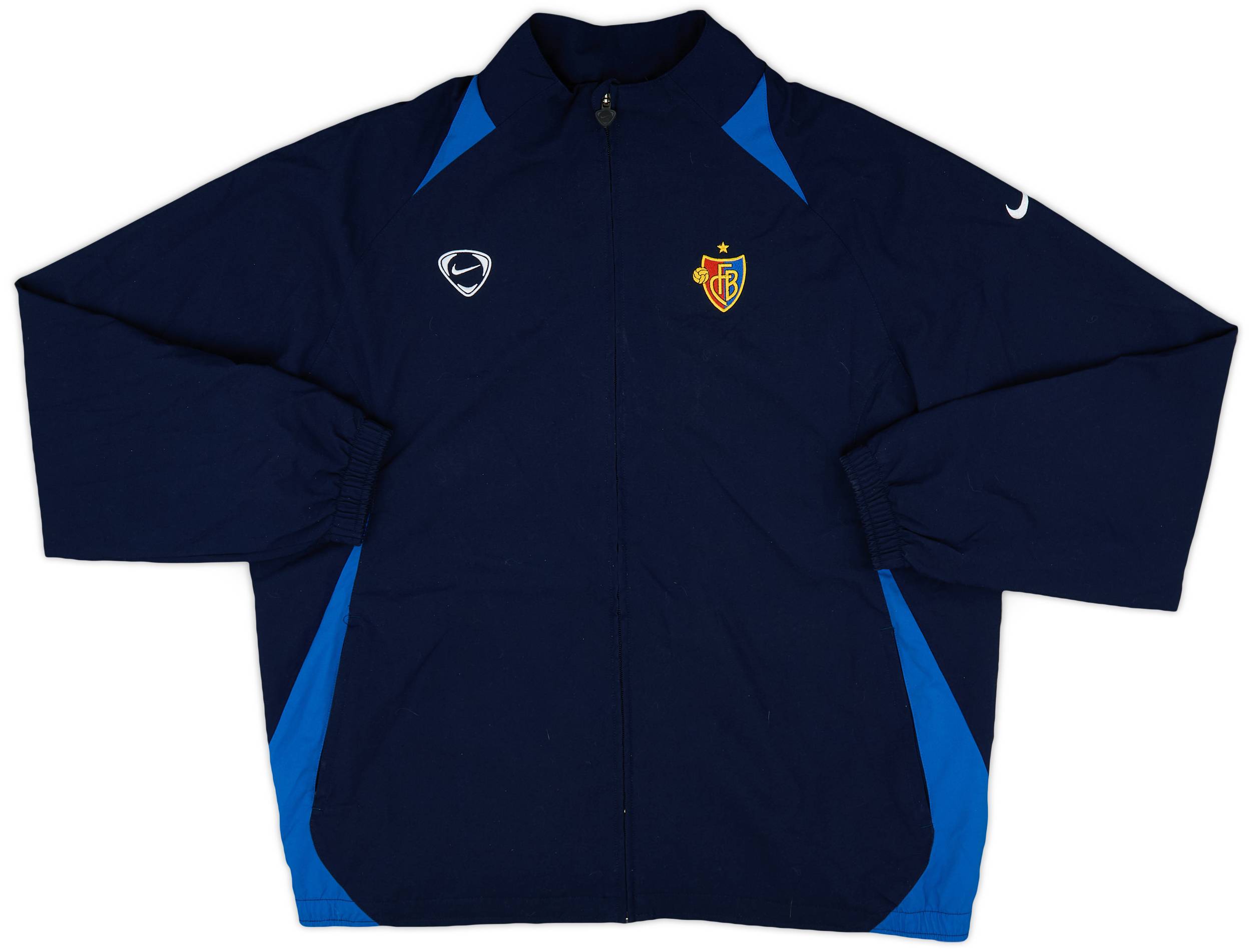 2007-08 FC Basel Nike Track Jacket - 9/10 - (L)