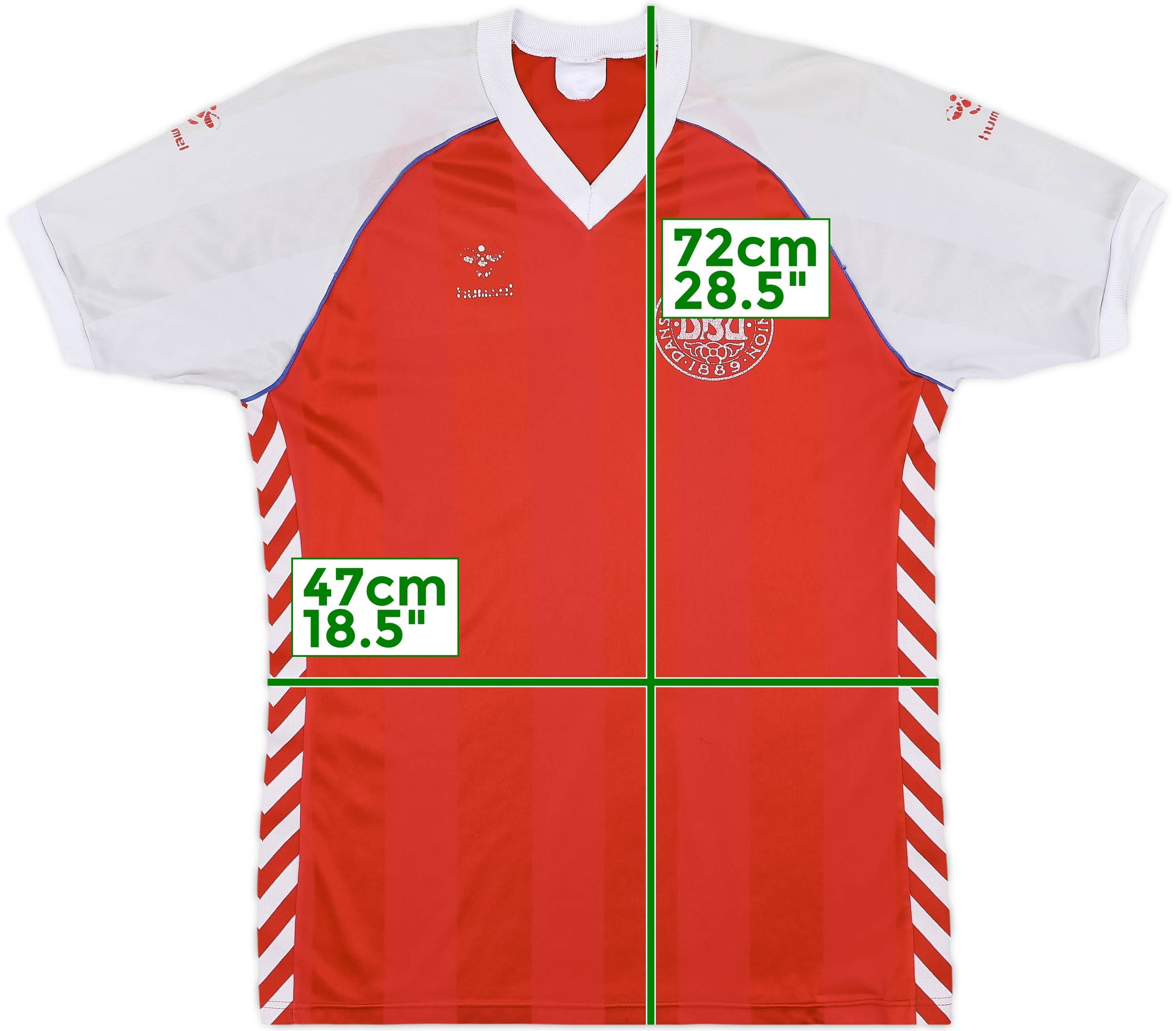 1984-86 Denmark Alternate Home Shirt - 5/10 - (L)