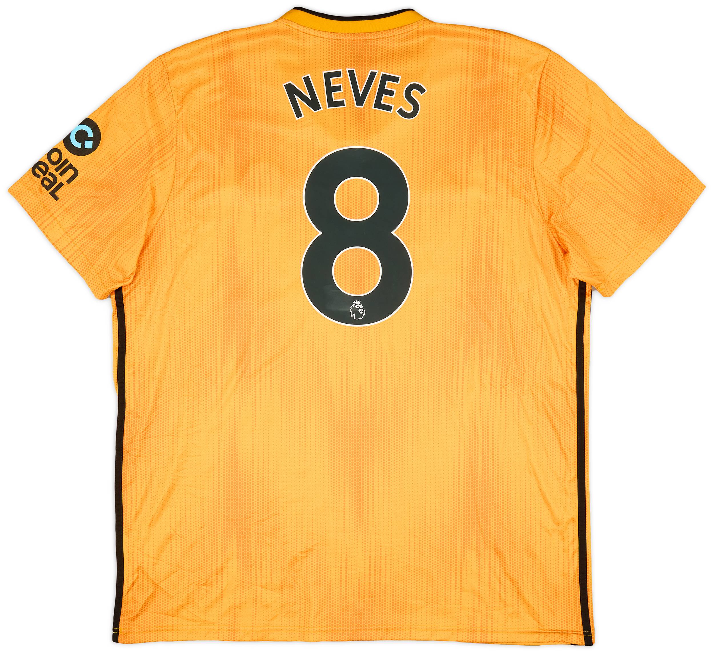 2019-20 Wolves Home Shirt Neves #8 - 9/10 - (XXL)