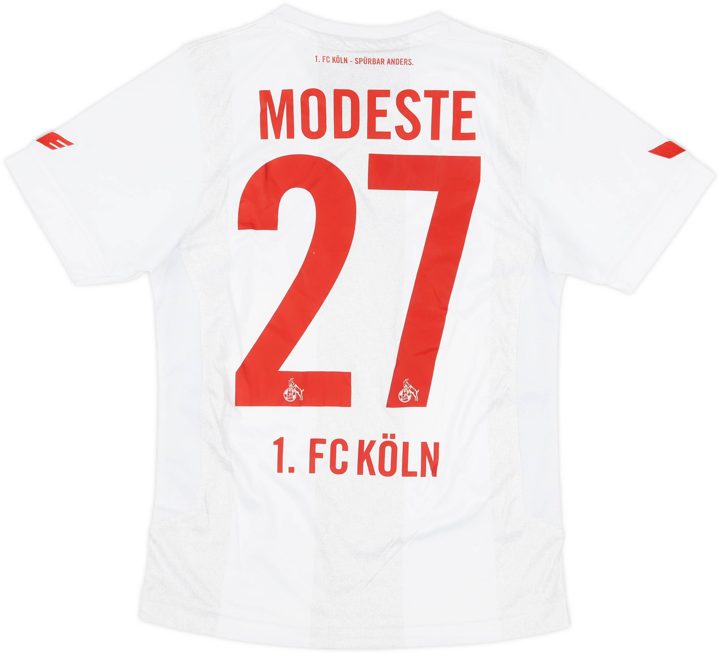 2016-17 FC Koln Signed Home Shirt Modeste #27 - 5/10 - (L.Boys)