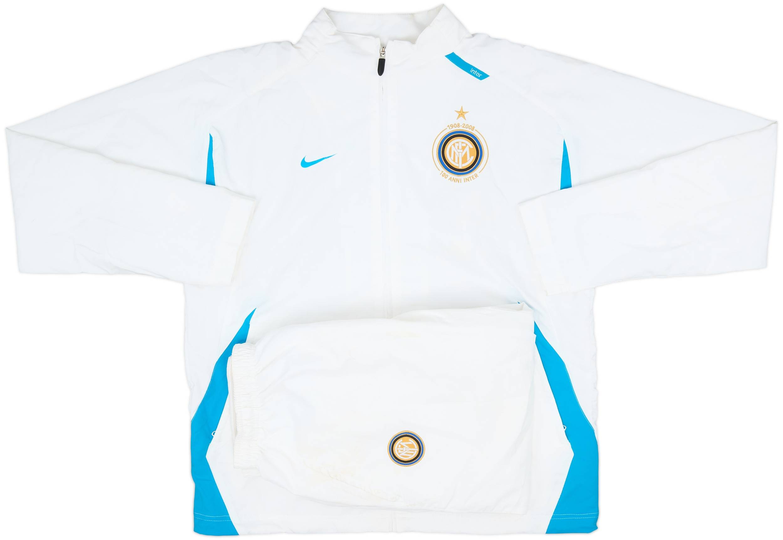 2007-08 Inter Milan Nike Tracksuit - 8/10 - (XL)
