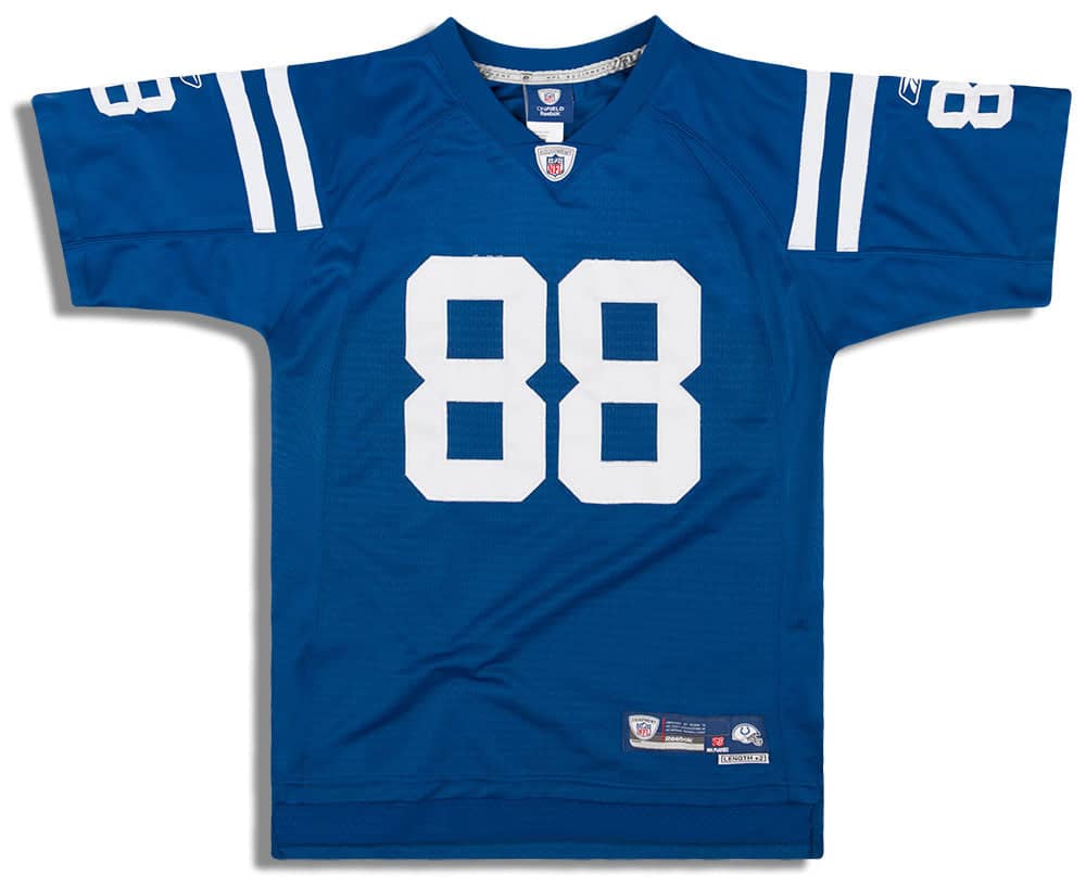 2008 Indianapolis Colts Harrison #88 Reebok Premier Jersey (Home) Y