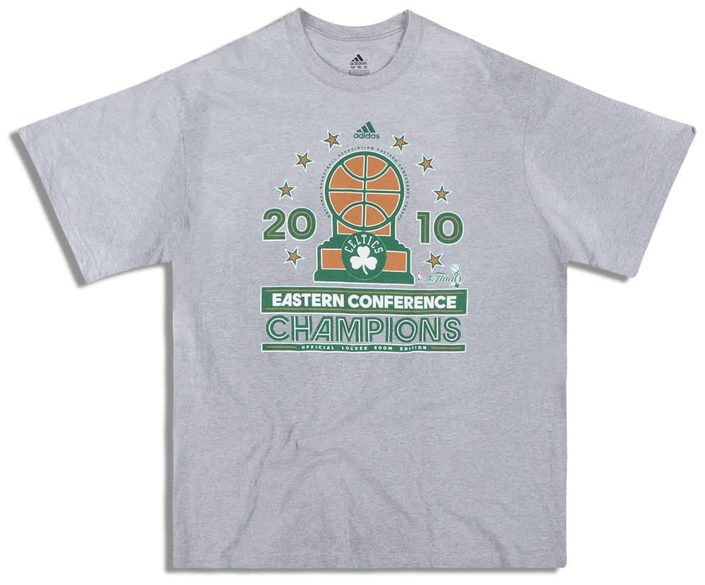 2010 Boston Celtics Eastern Conference Champions adidas Tee XXL
