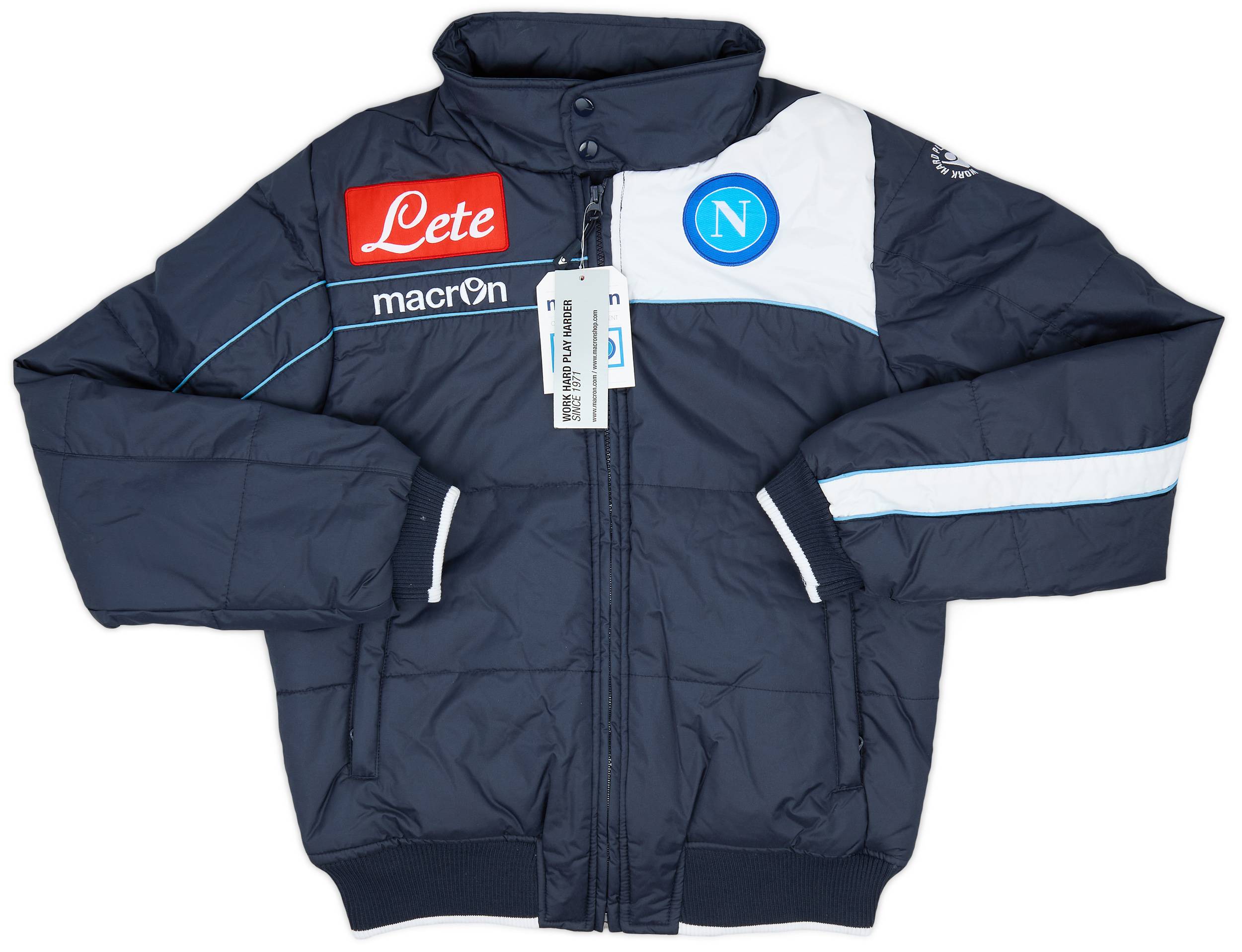 2011-12 Napoli Macron Padded Bench Coat (M)