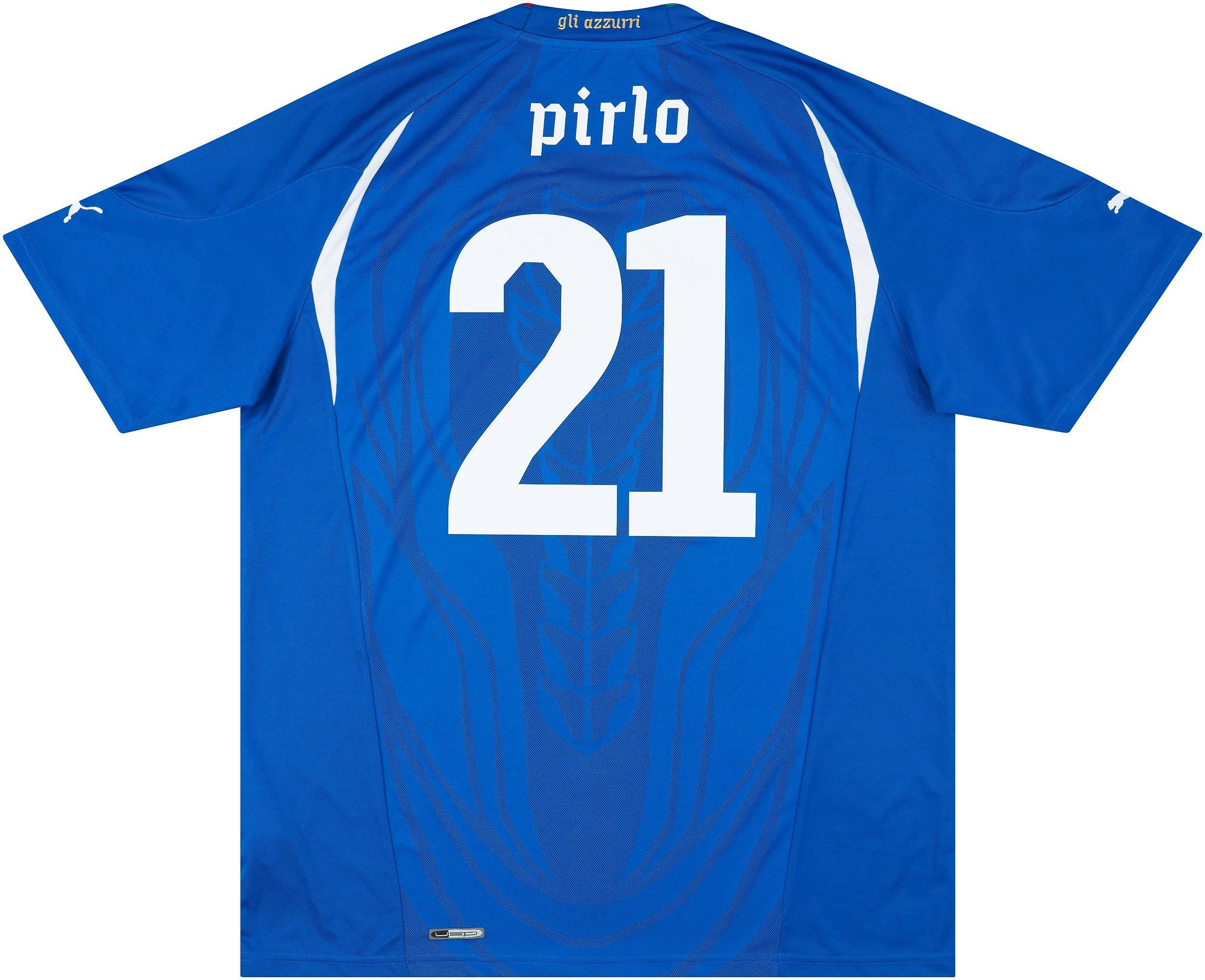 2010-12 Italy Home Shirt Pirlo #21