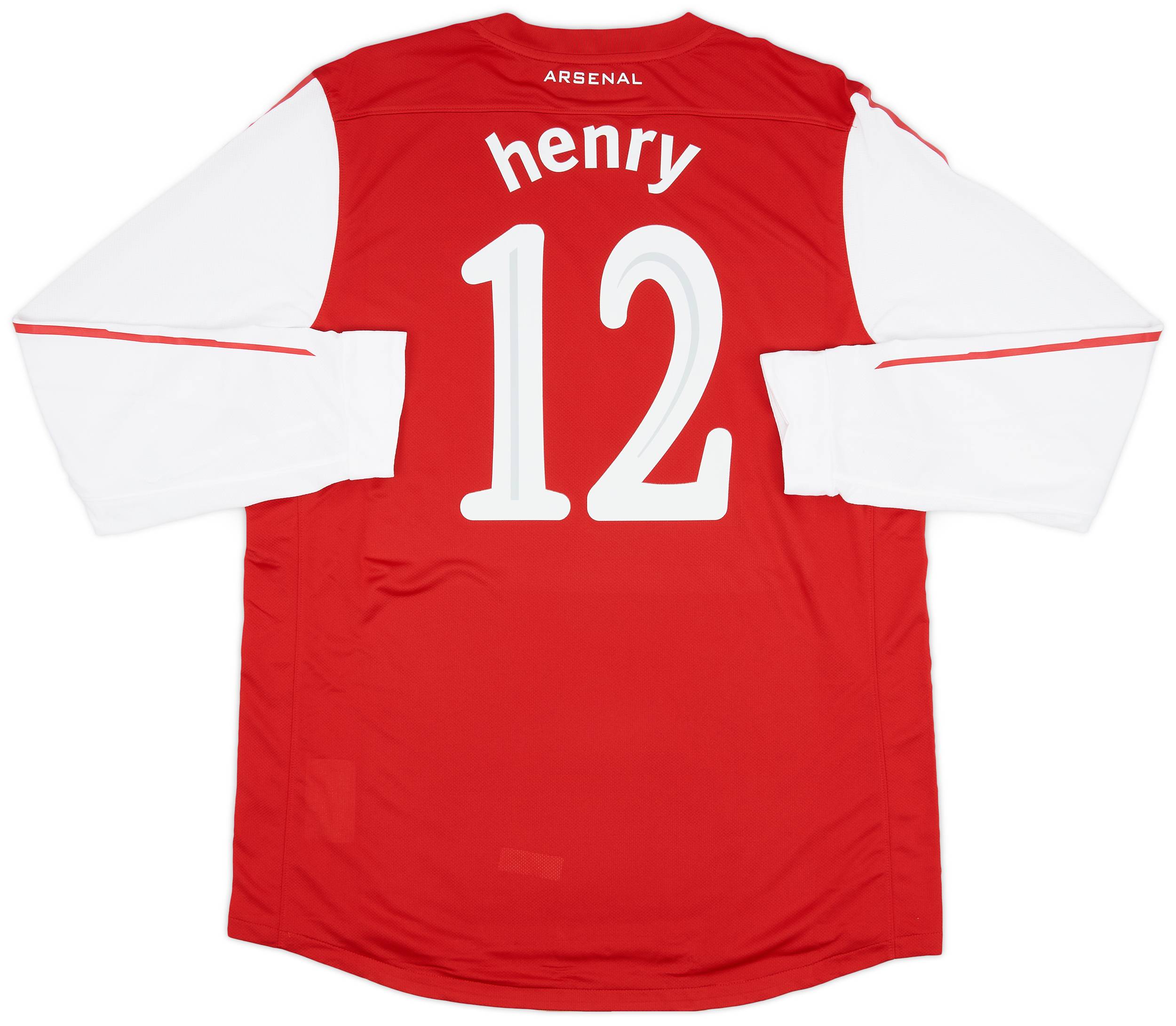 2011-12 Arsenal Player Issue Home L/S Shirt Henry #12 (XXL)