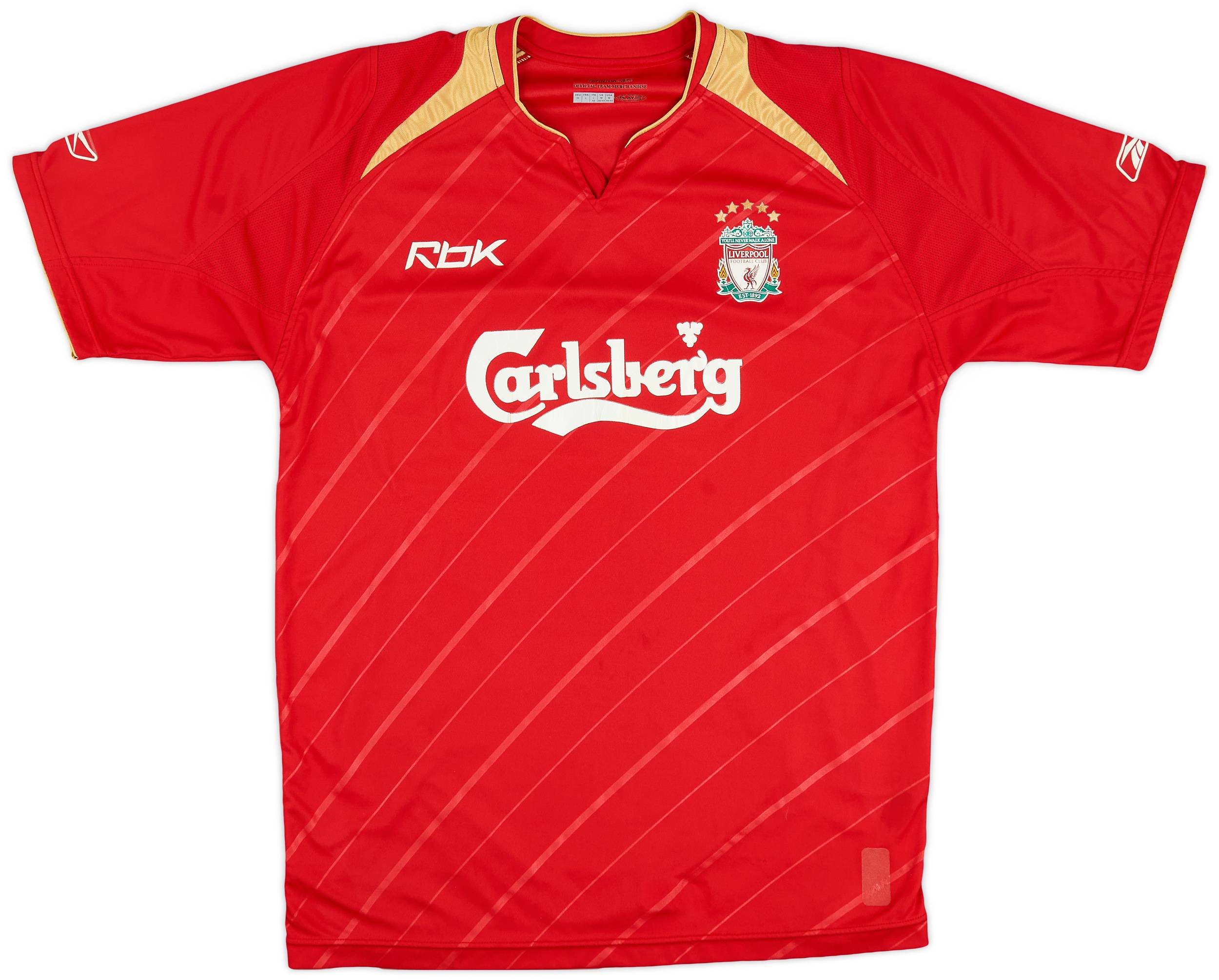 2005-06 Liverpool CL Home Shirt - 7/10 - (M)