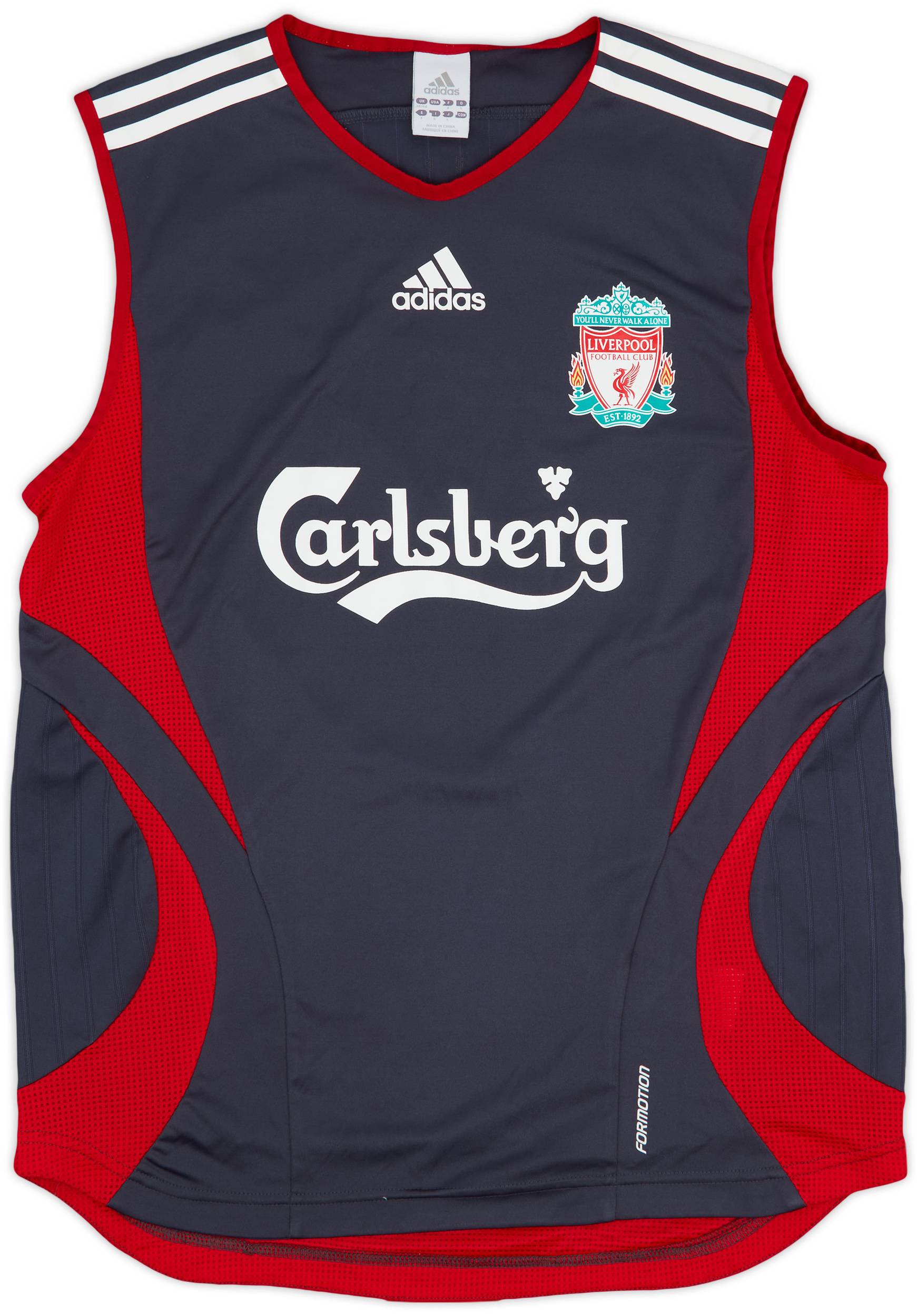 2006-07 Liverpool adidas Formotion Training Vest - 8/10 - (M)