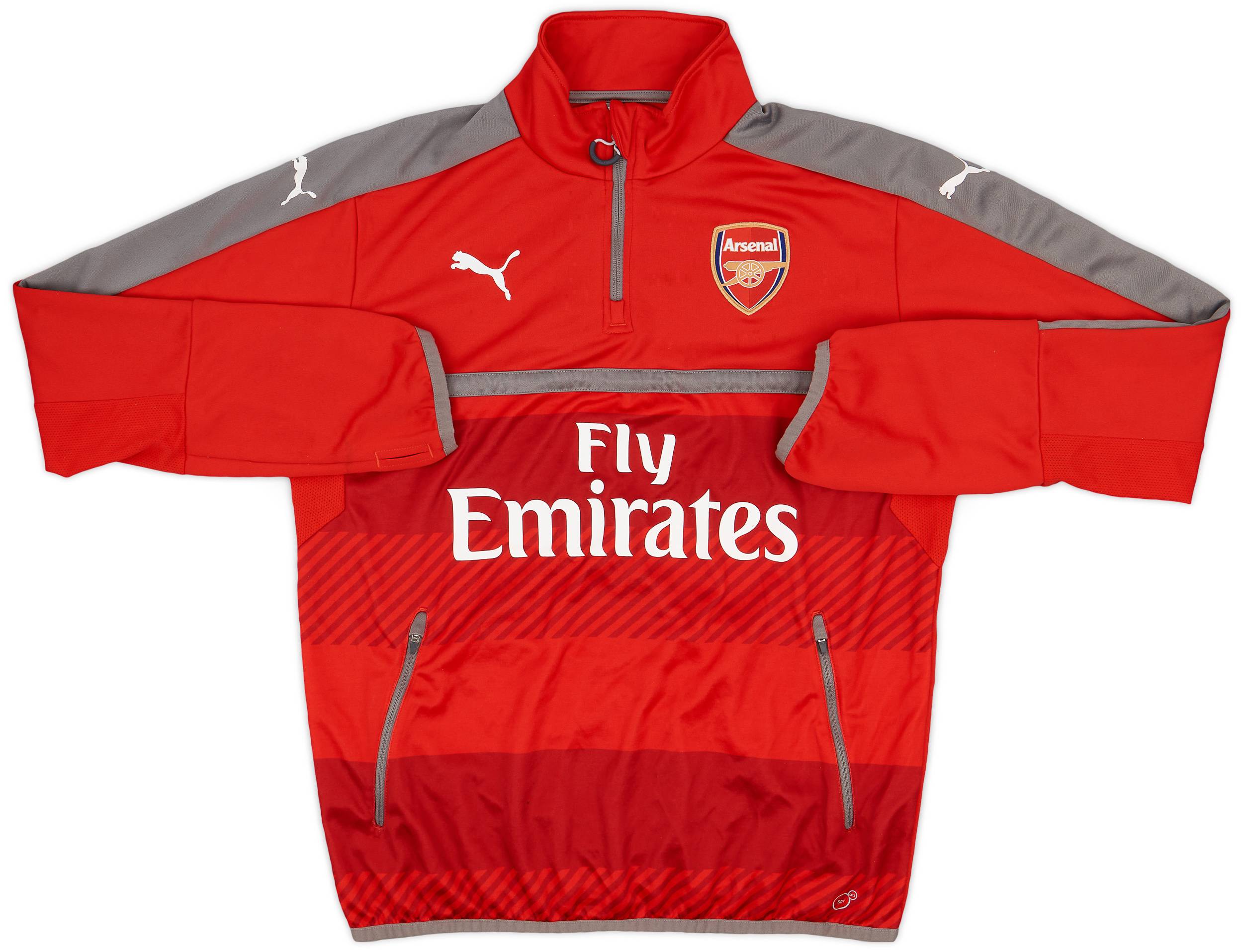 2014-15 Arsenal Puma 1/4 Zip Drill Top - 9/10 - (L)
