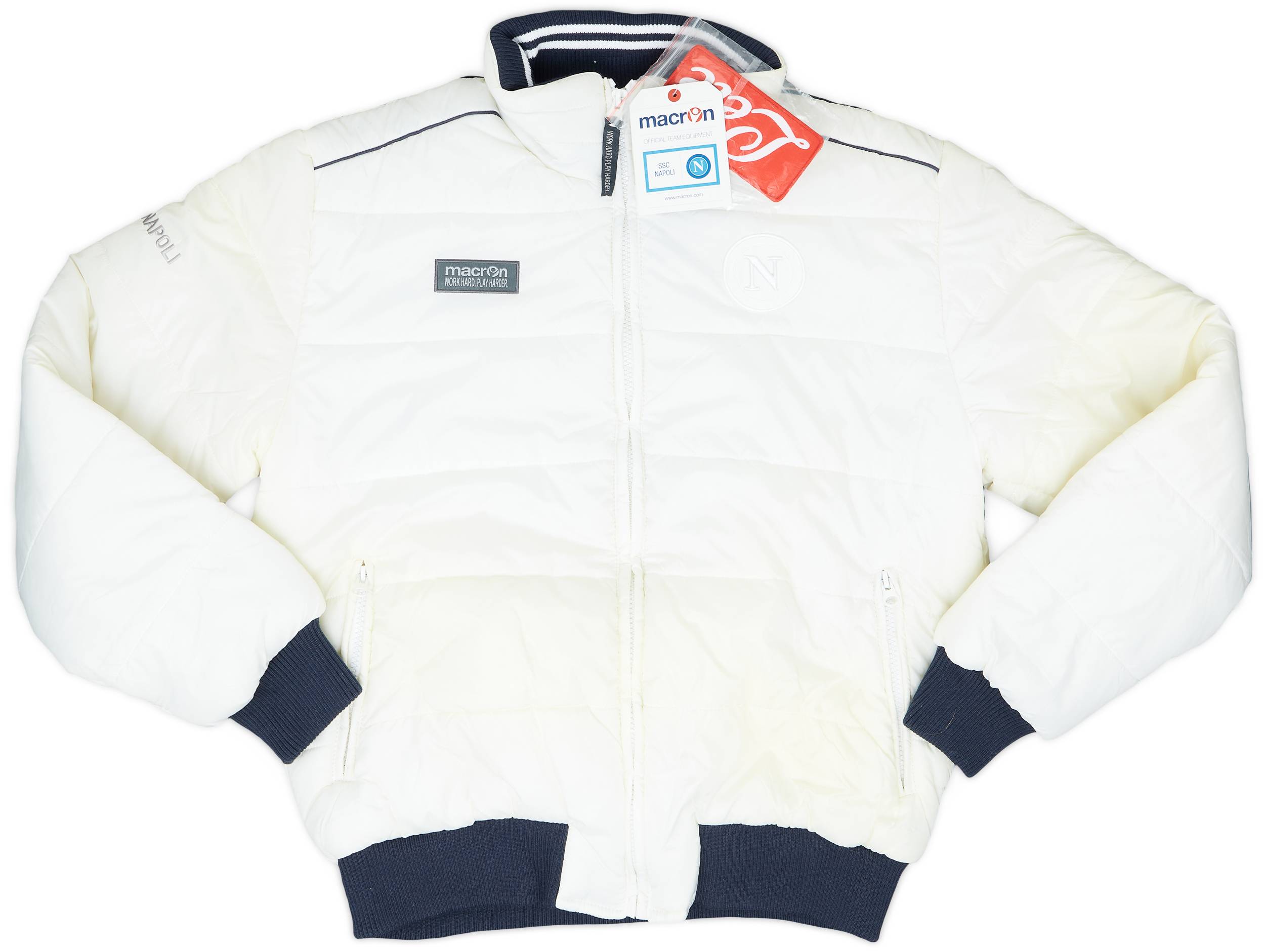 2011-12 Napoli Macron Padded Bench Coat (M)