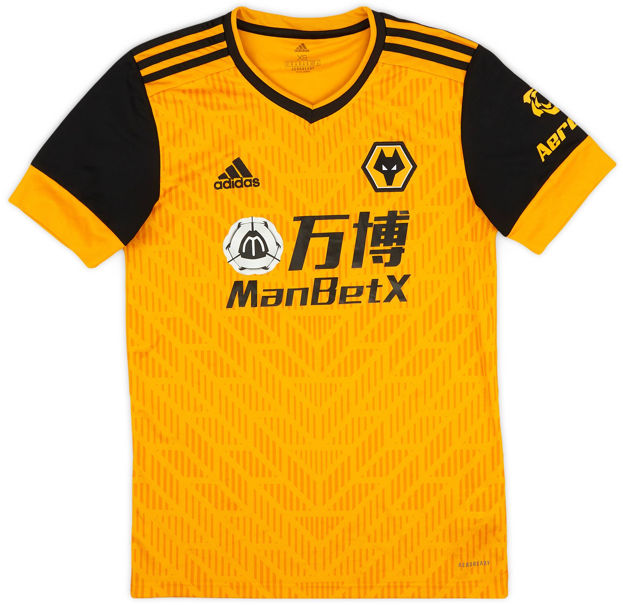 2020-21 Wolves Home Shirt - 9/10 - (XS)