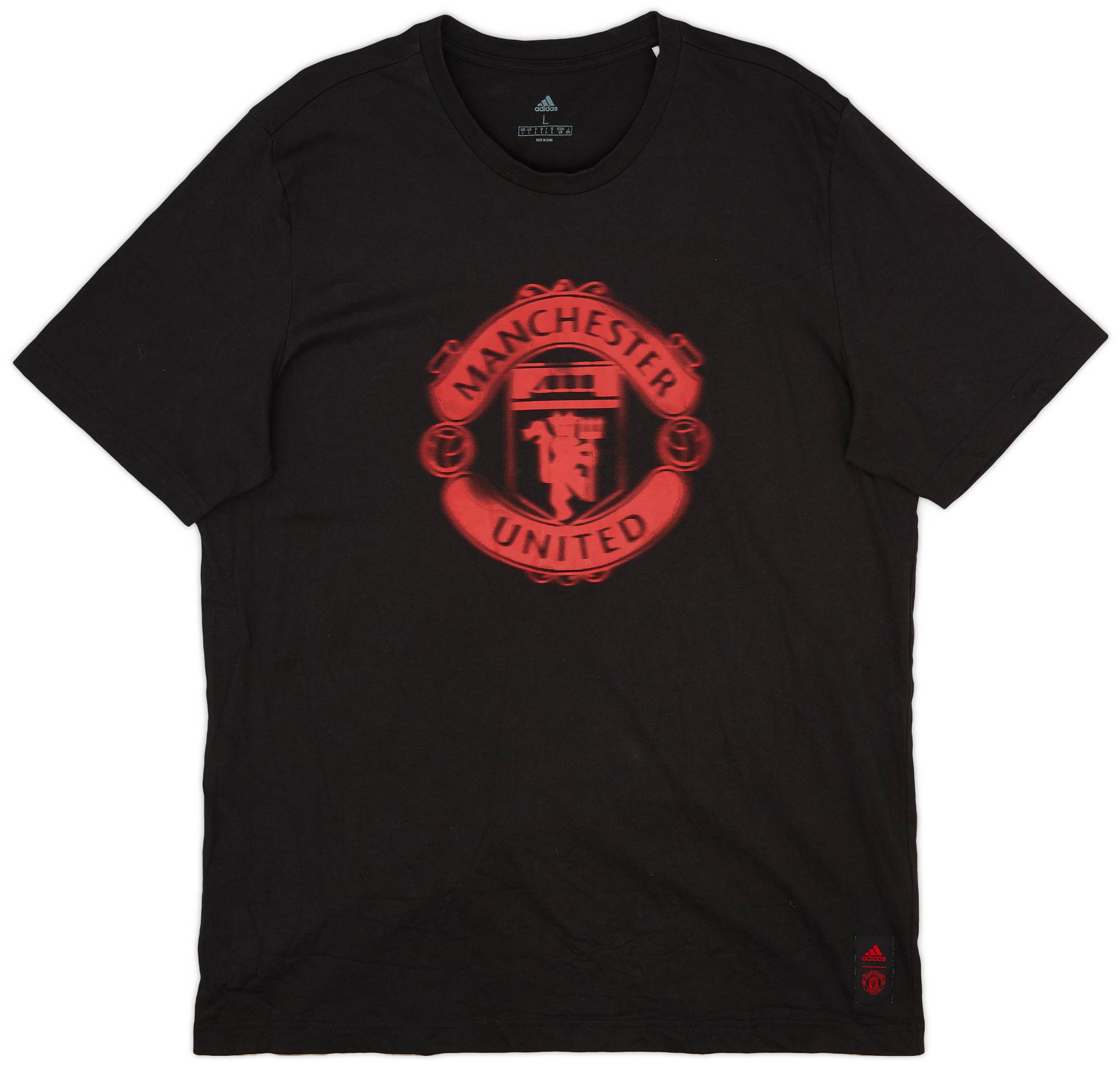 2021-22 Manchester United adidas Cotton Tee - 10/10 - (L)