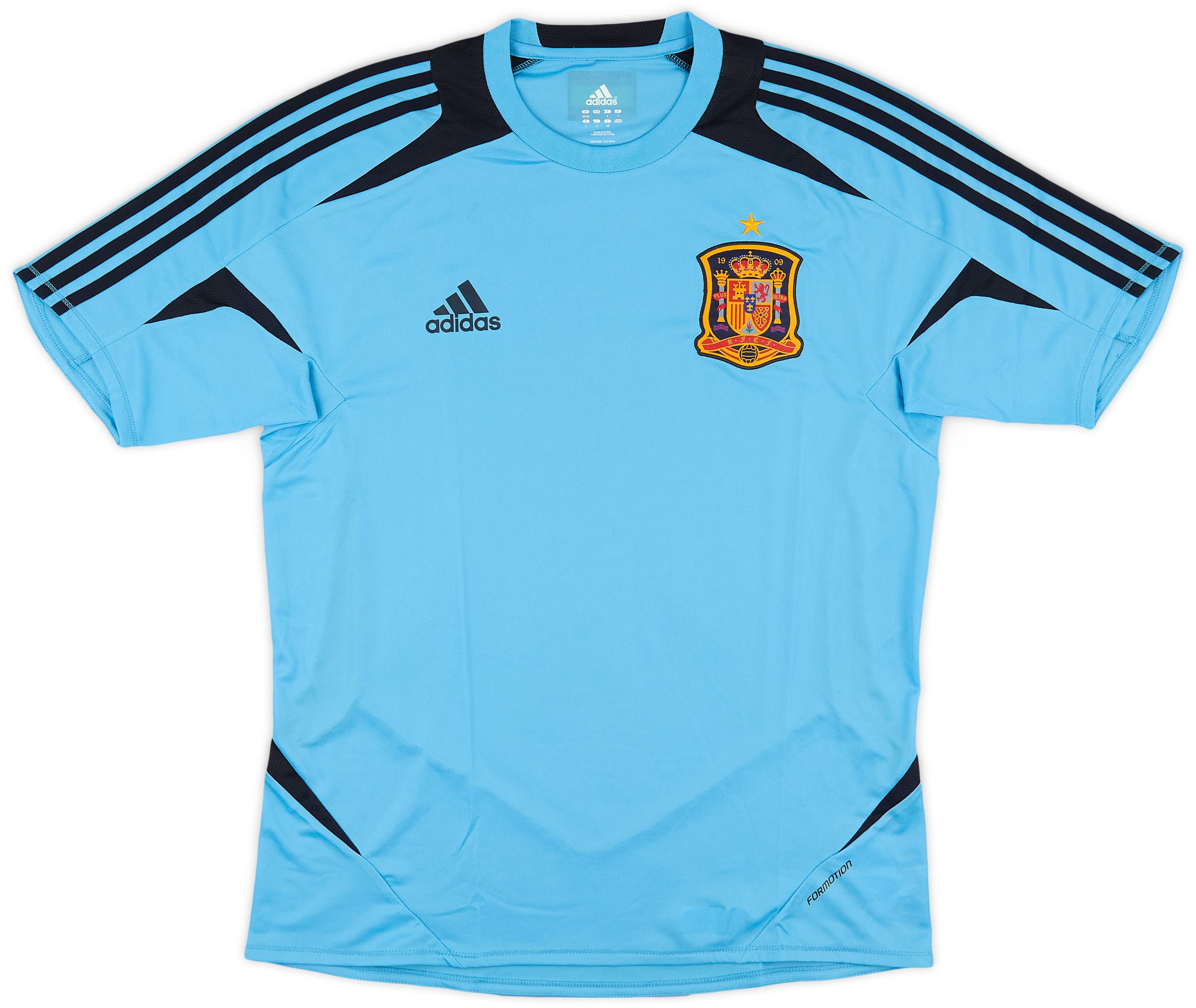 2011-12 Spain adidas Formotion Training Shirt - 9/10 - (L)