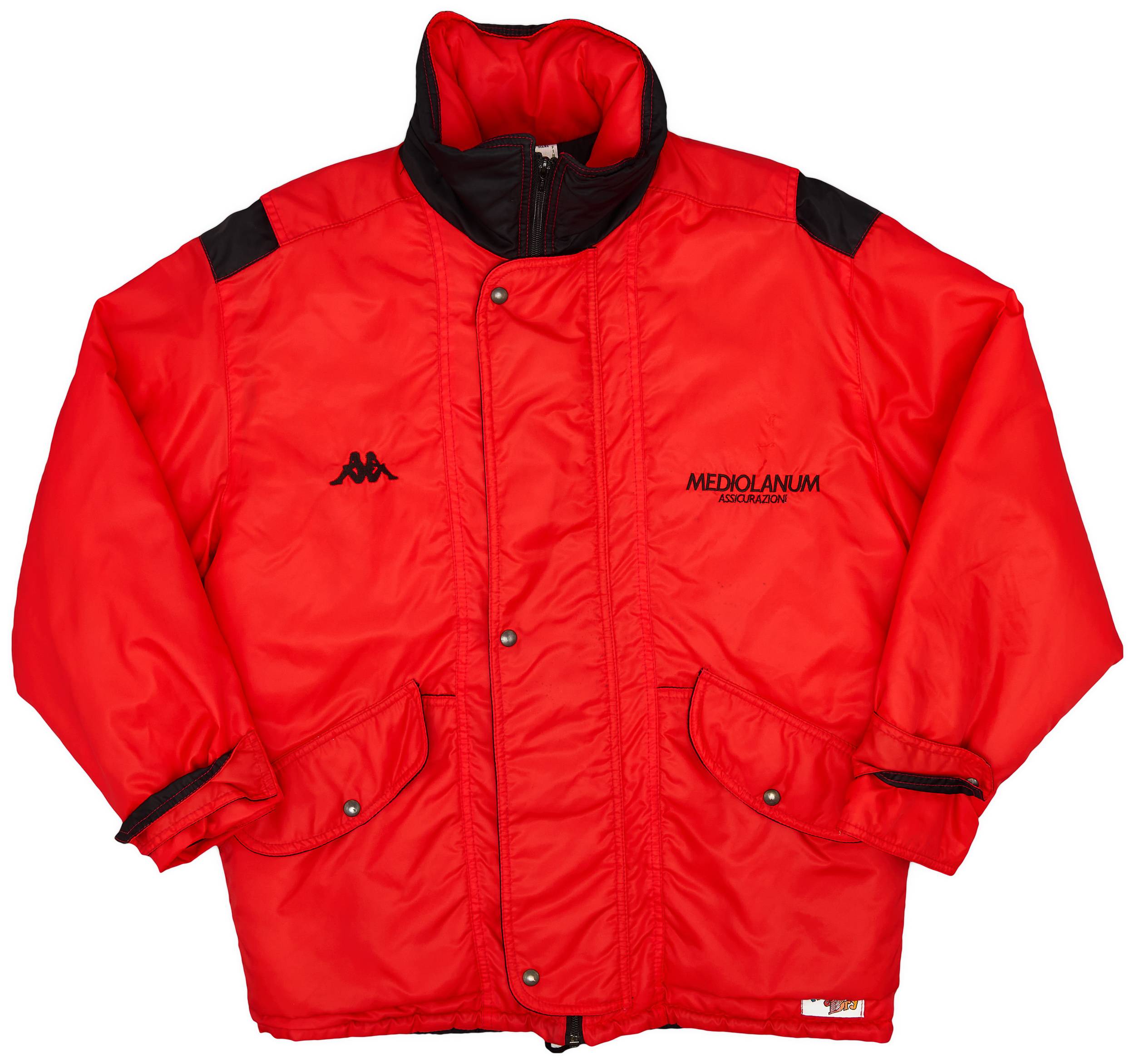 1988-90 AC Milan Kappa Padded Bench Coat - 5/10 - (S)