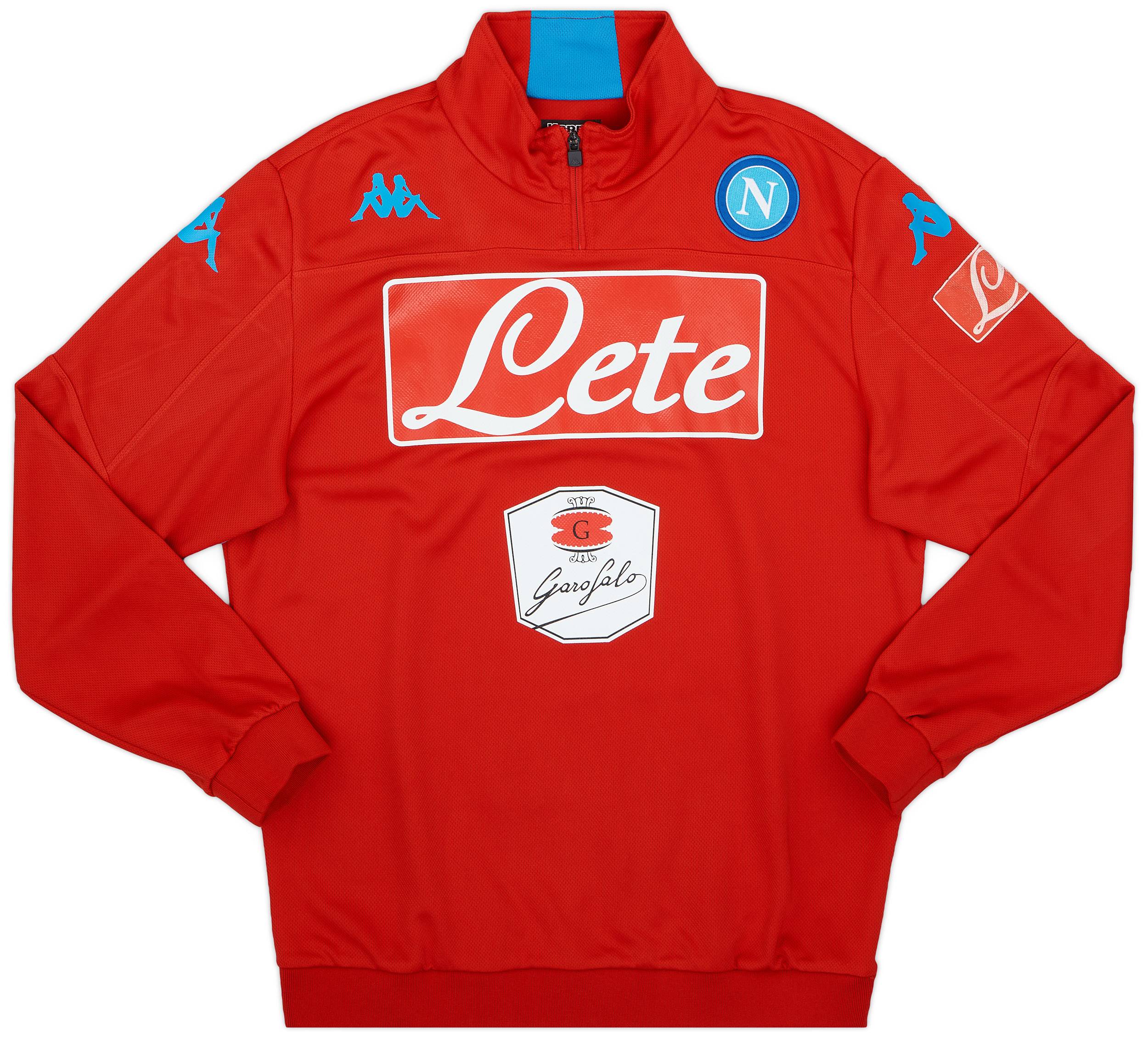 2016-17 Napoli Kappa 1/4 Zip Training Top - 5/10 - (M)