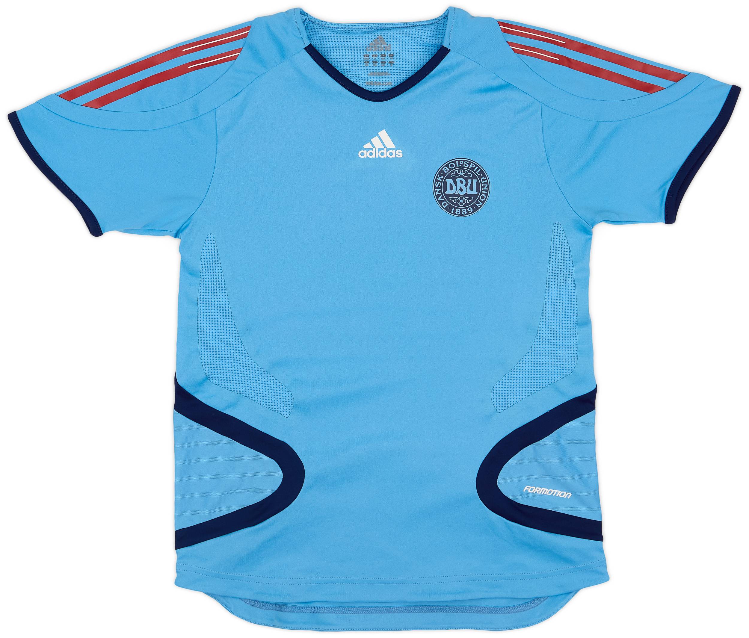 2006-08 Denmark adidas Formotion Training Shirt - 8/10 - (M.Boys)
