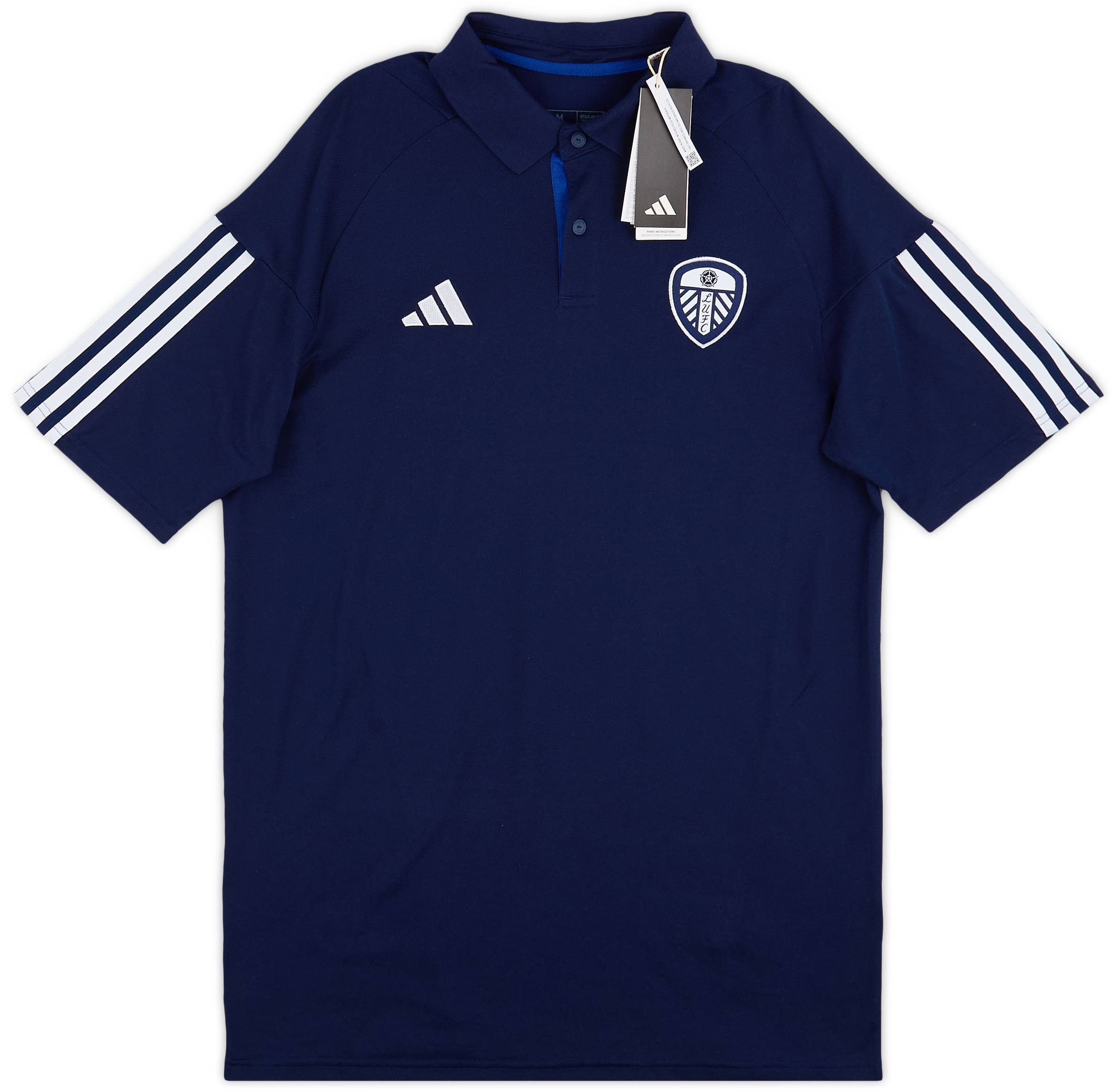 2023-24 Leeds United adidas Polo T-Shirt