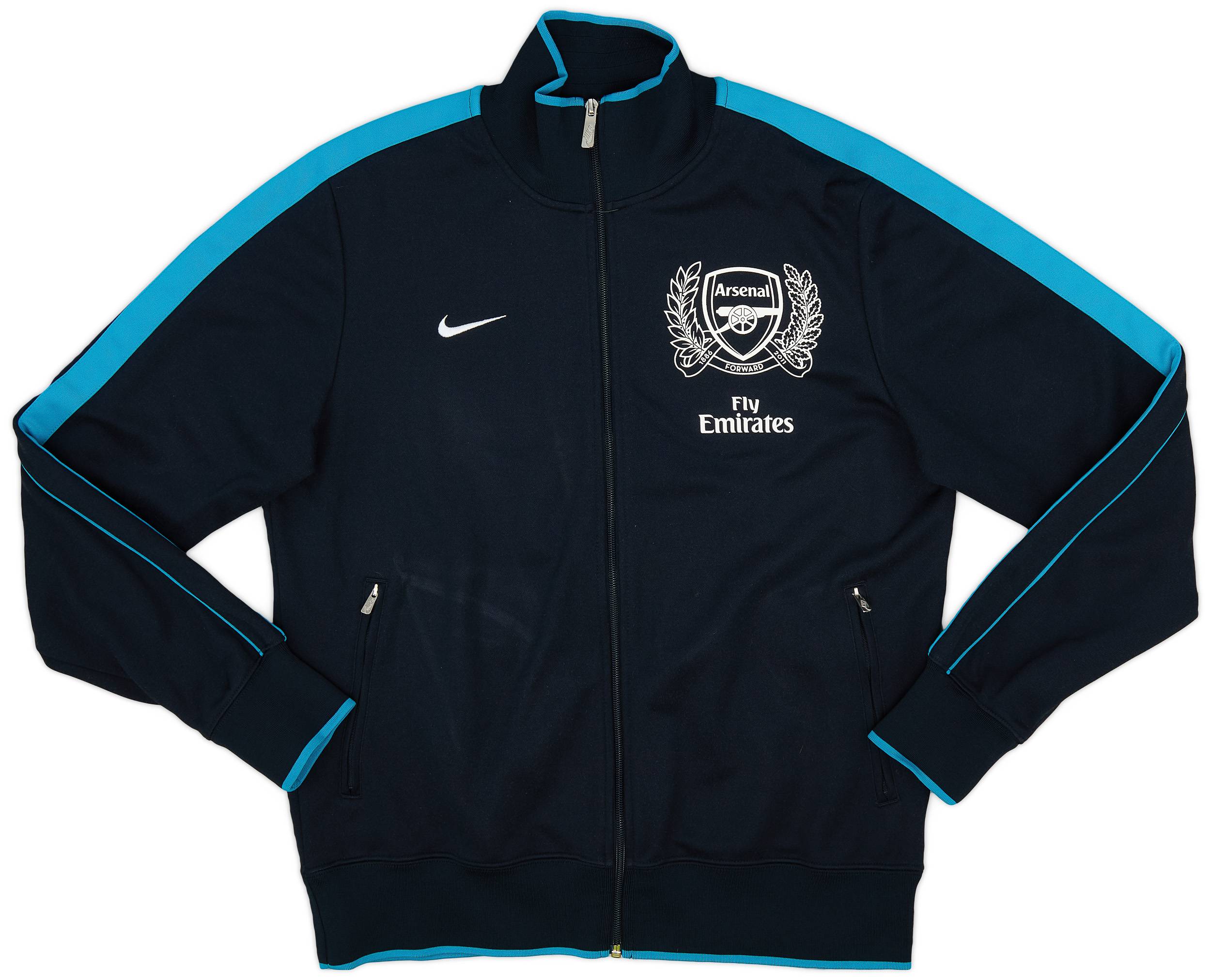 2011-12 Arsenal Nike N98 Track Jacket - 9/10 - (L)