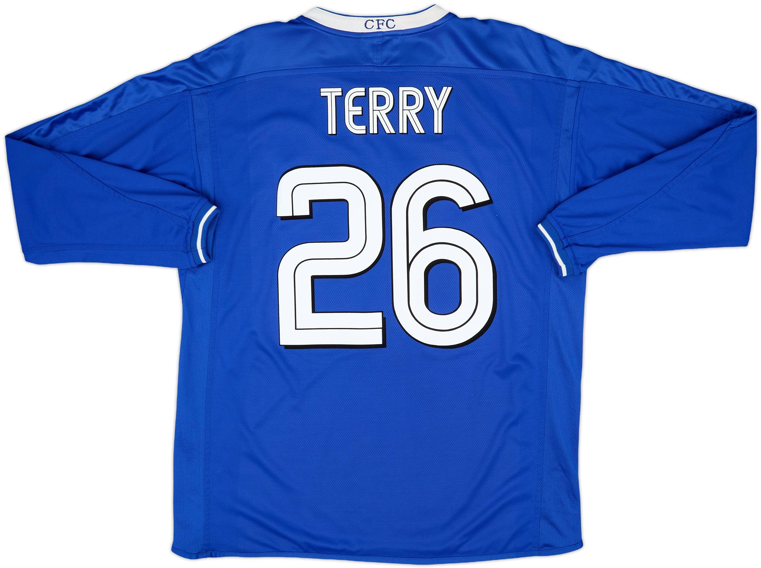 2003-05 Chelsea Home L/S Shirt Terry #26 - 8/10 - (L)