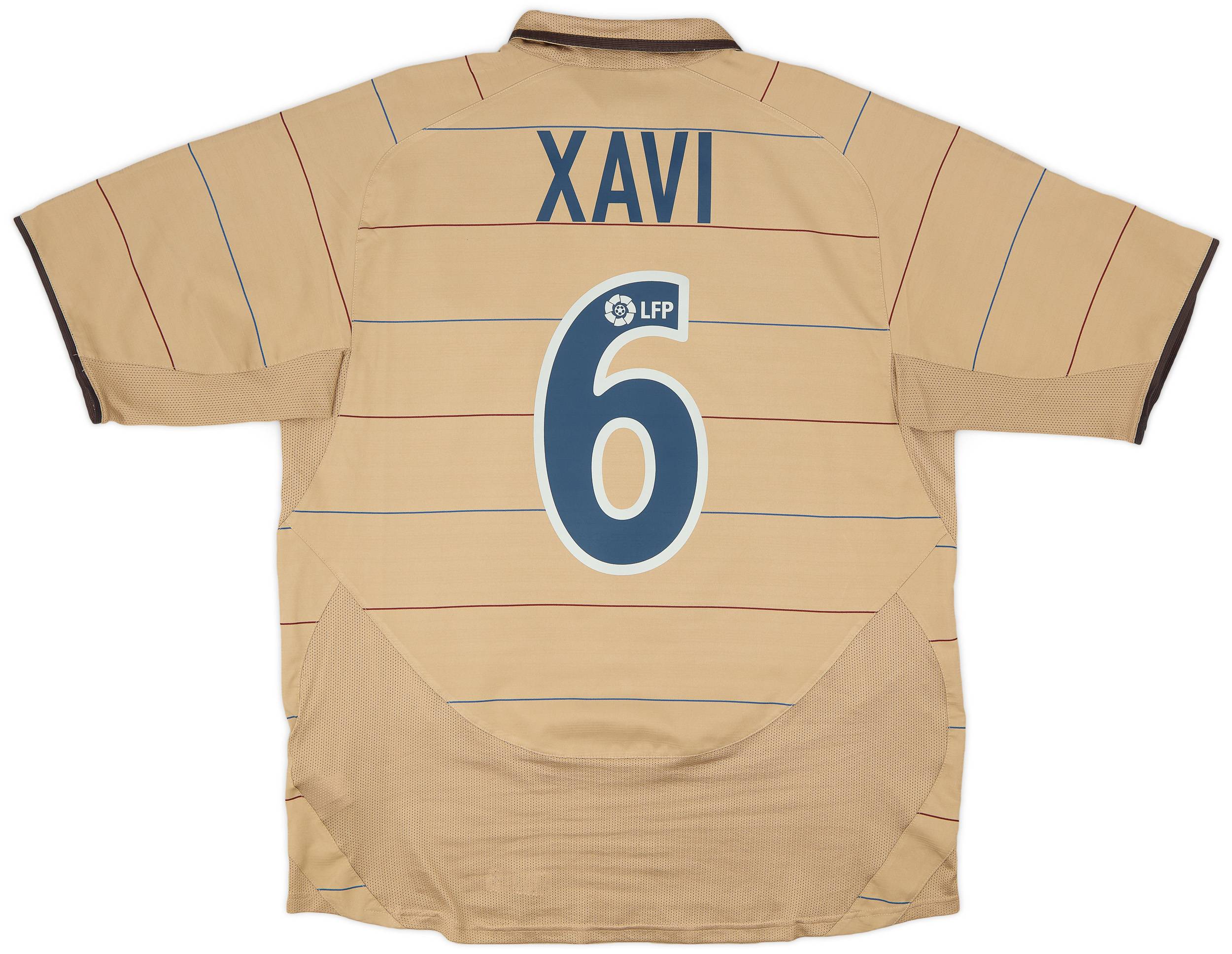 2003-05 Barcelona Away Shirt Xavi #6 - 7/10 - (L)
