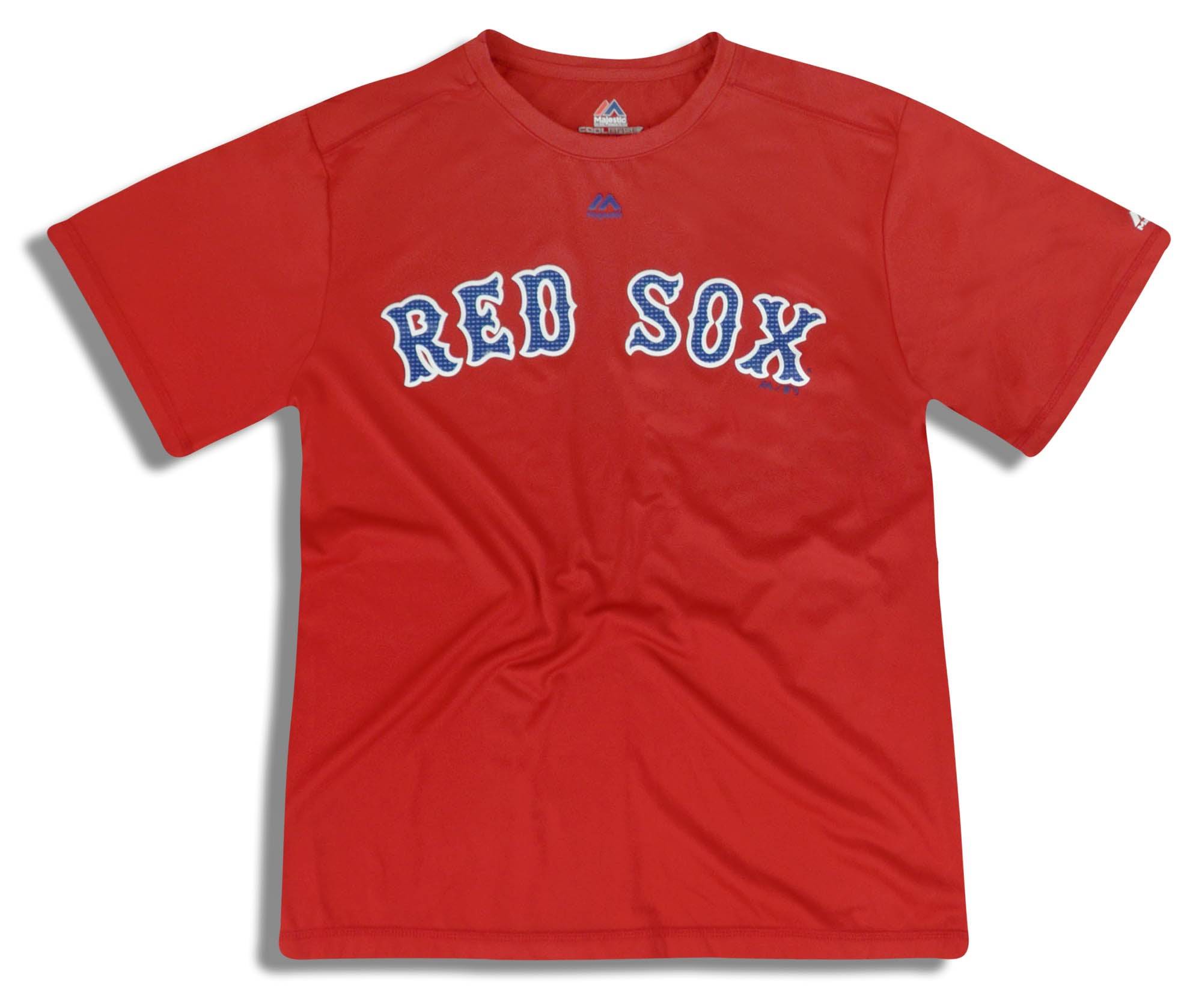 2015 Boston Red Sox Majestic Cool Base Training Tee M