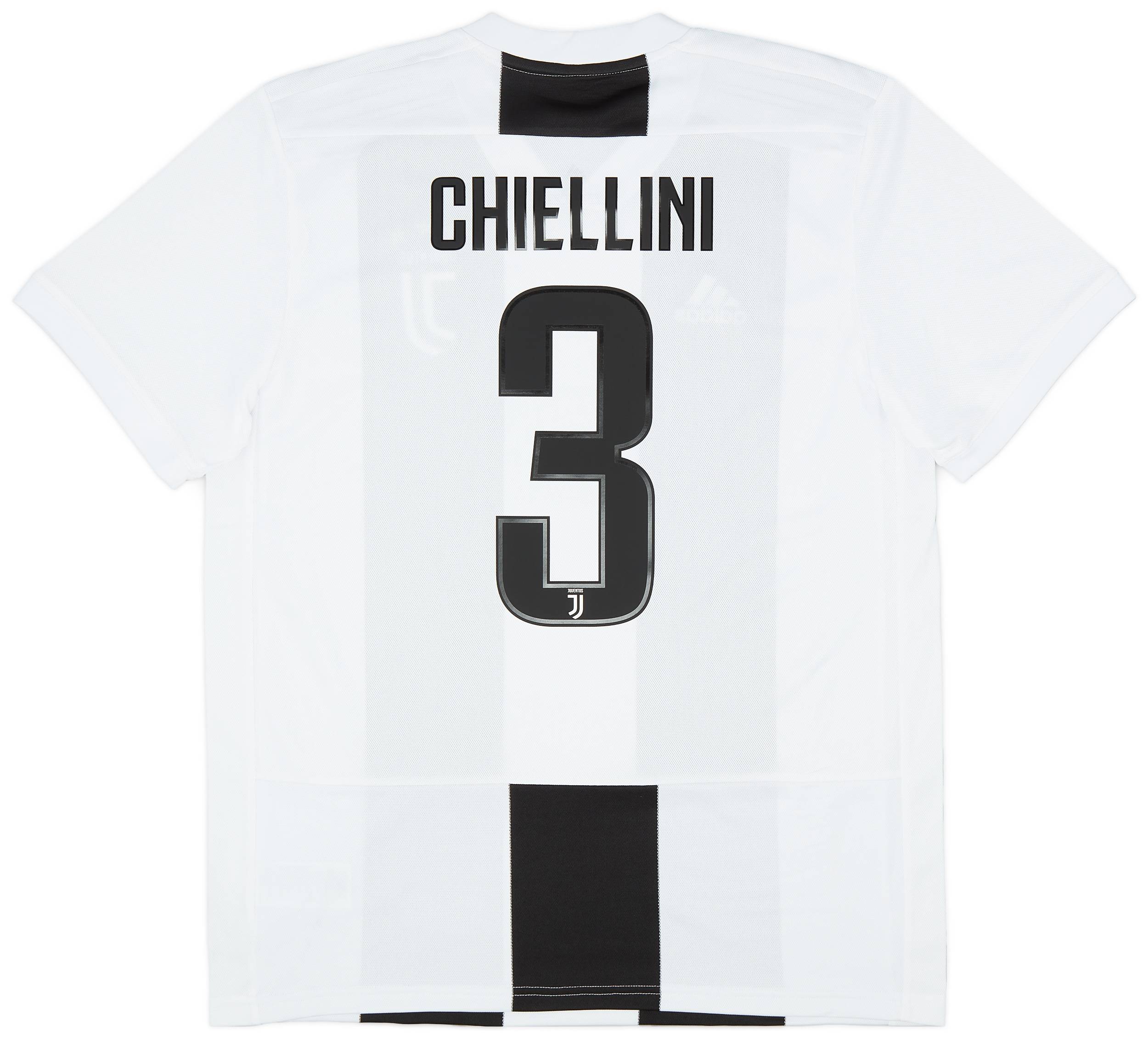2018-19 Juventus Home Shirt Chiellini #3 - 8/10 - (L)