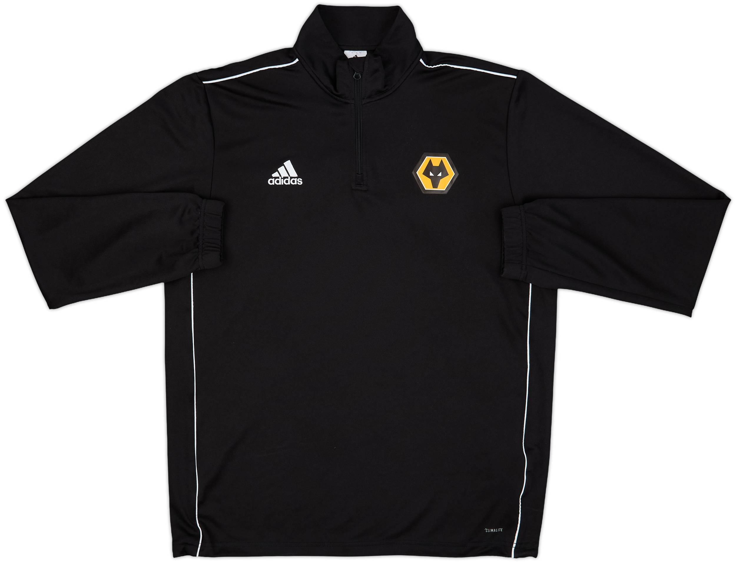 2018-19 Wolves adidas 1/4 Zip Drill Top - 9/10 - (L)