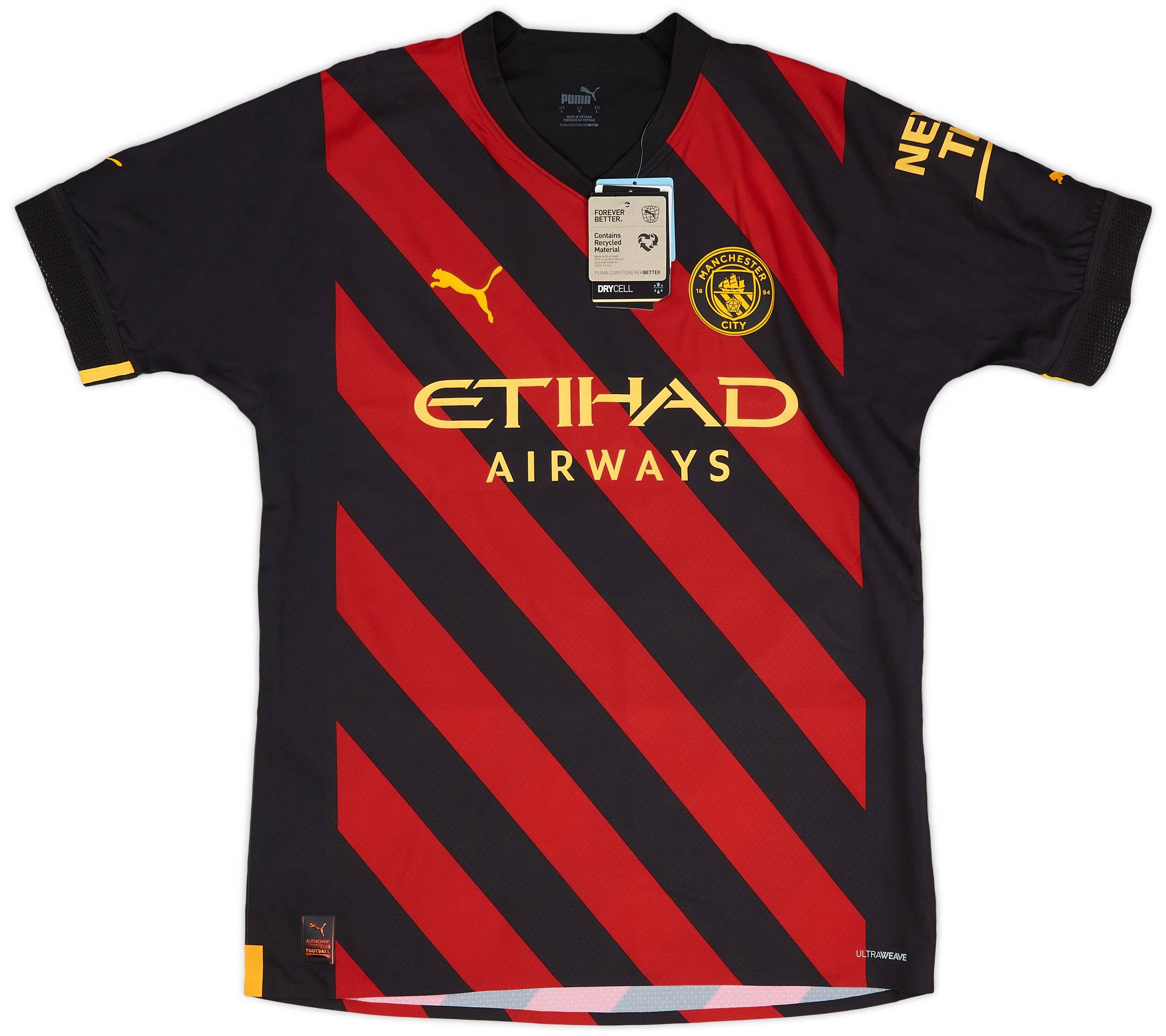 2022-23 Manchester City Player Issue Away Shirt - (M)